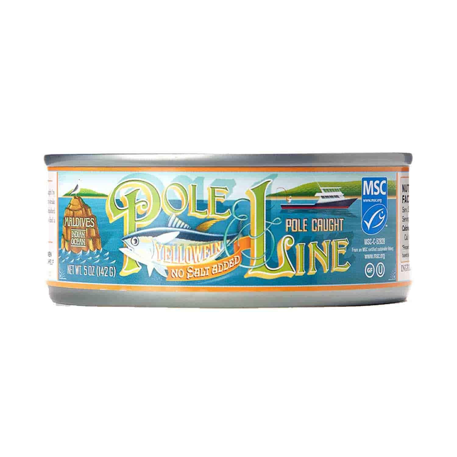 Yellowfin Tuna in Water, No Salt Added, 5 Oz