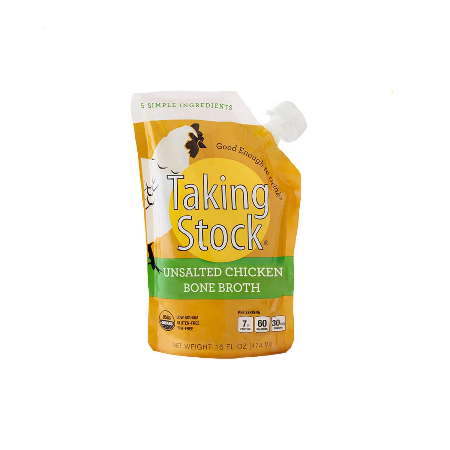 Unsalted Chicken Bone Broth 16 Oz
