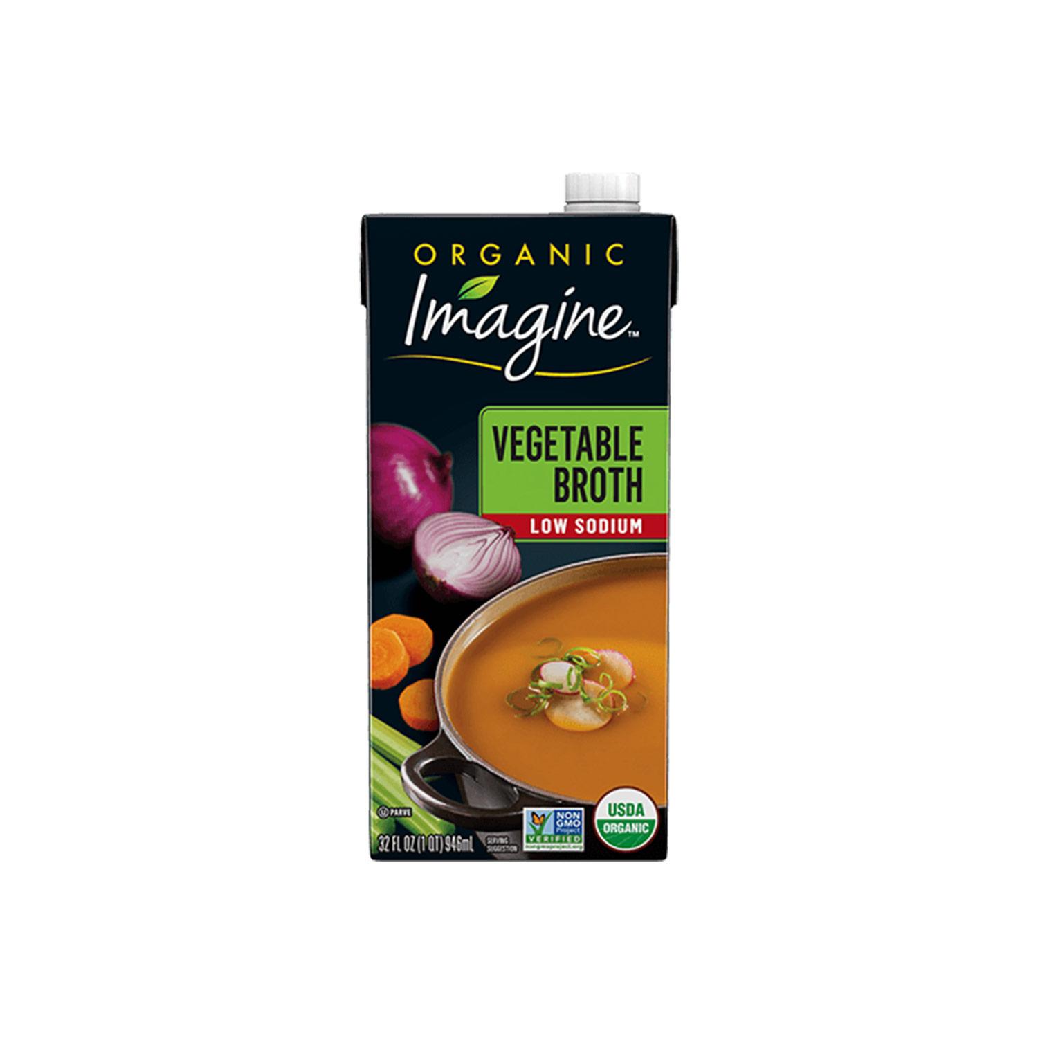 Organic Low-Sodium Vegetable Broth, 32 Oz (2 Ct)