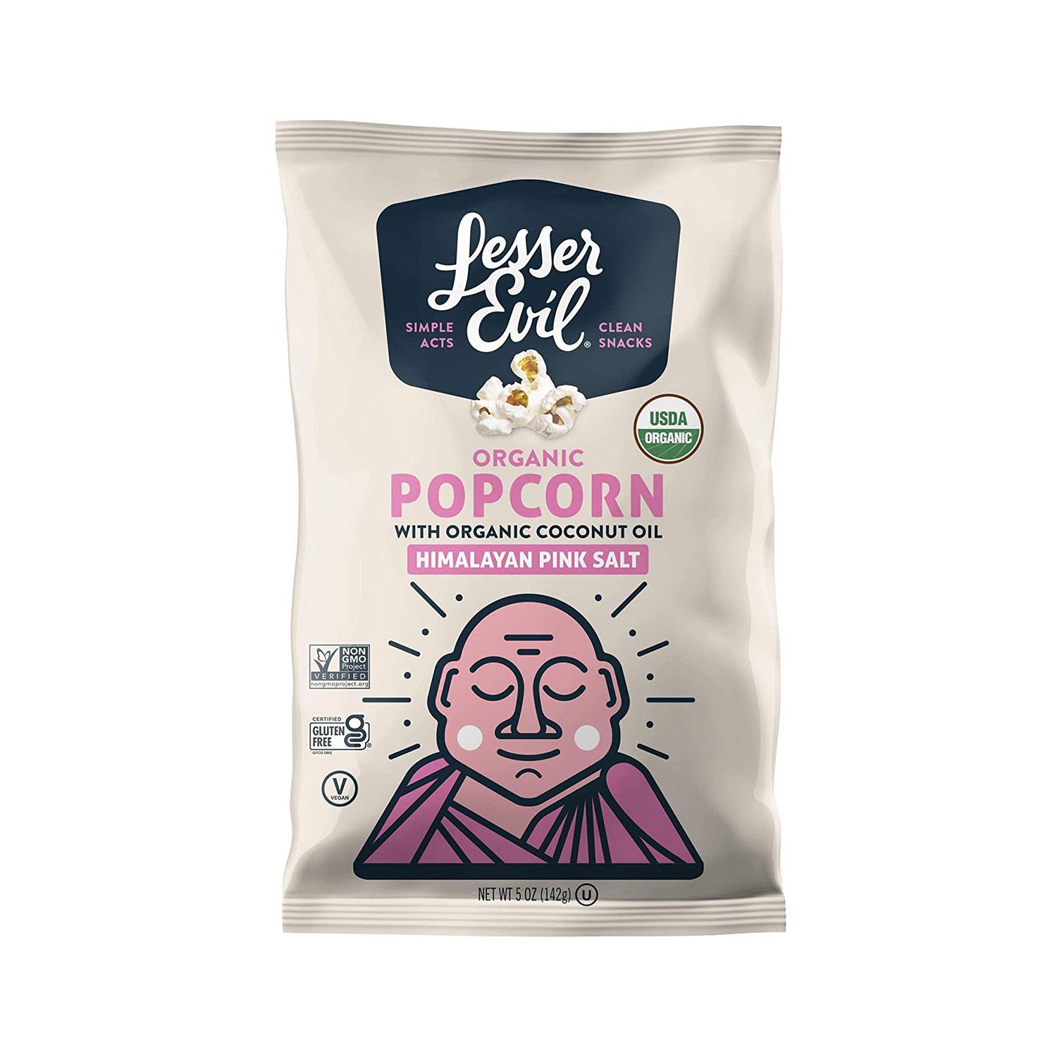 Organic Popcorn, Himalayan Pink Salt, 5 Oz