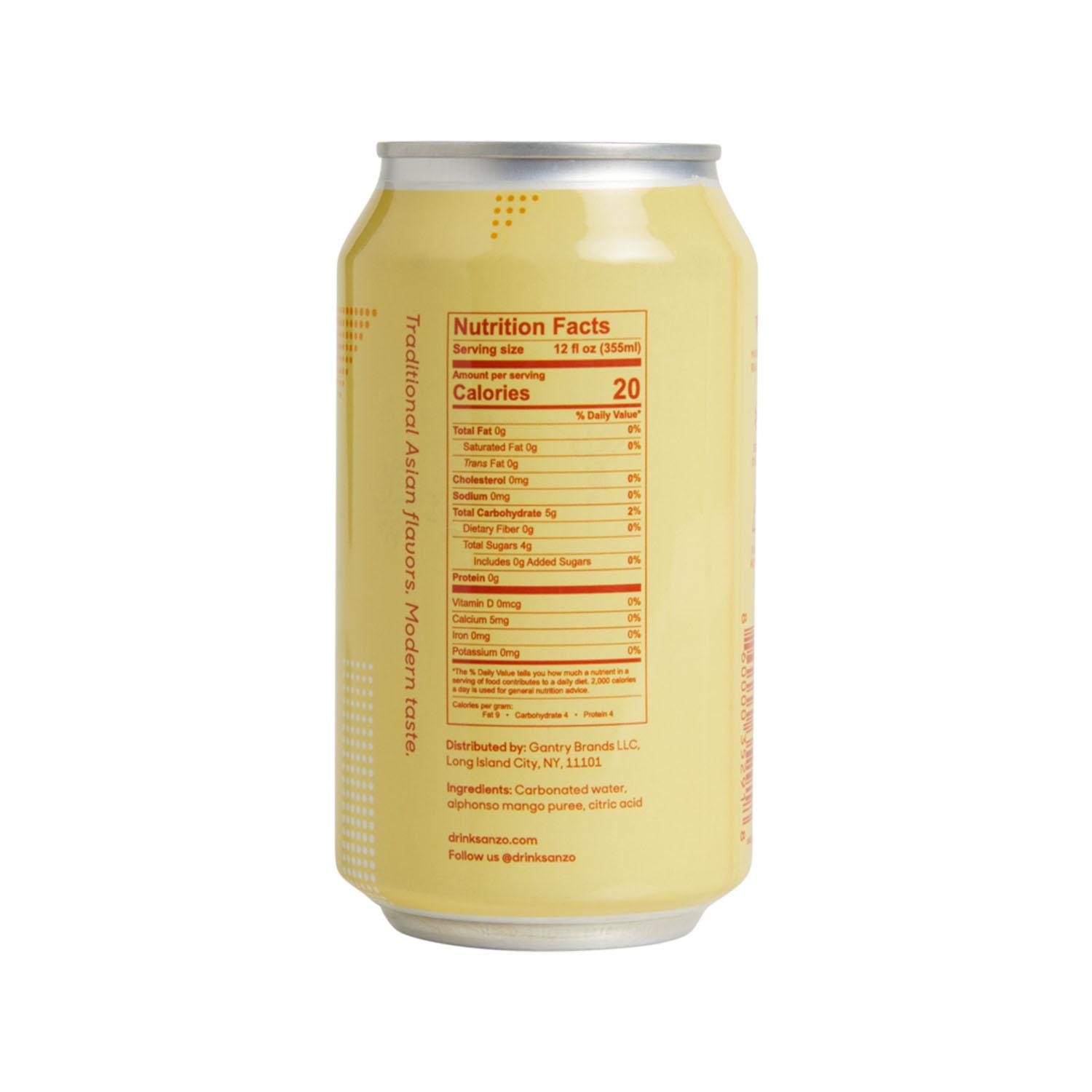 Sparkling Water, Mango , 12 Fl Oz