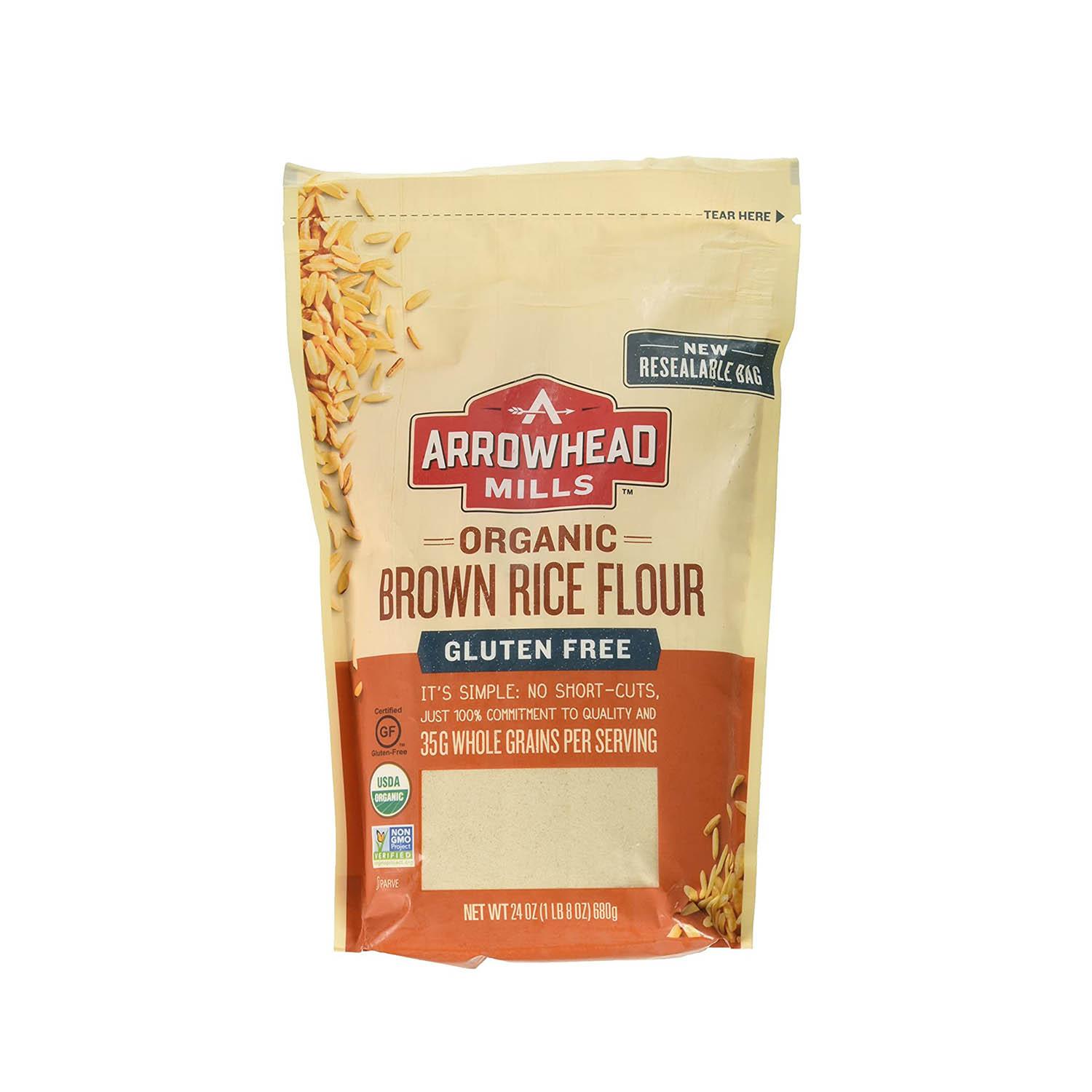 Organic Gluten-Free Brown Rice Flour, 24 Oz