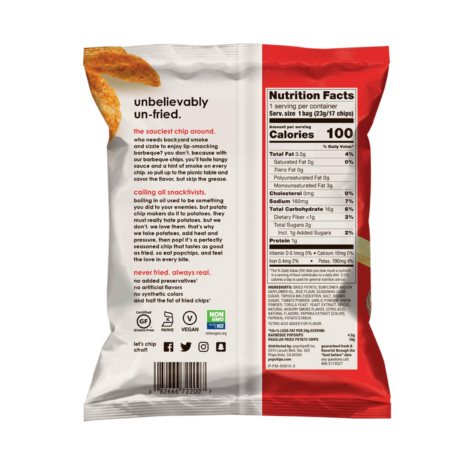 Potato Chips, BBQ, 5 Oz