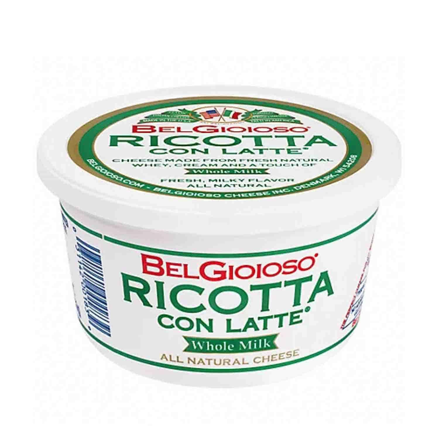 Whole Milk Ricotta Cheese, 16 Oz (1 Lb)