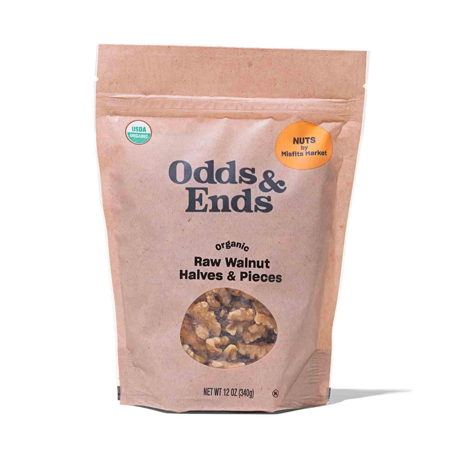 Organic Raw Walnut Halves & Pieces, 12 Oz