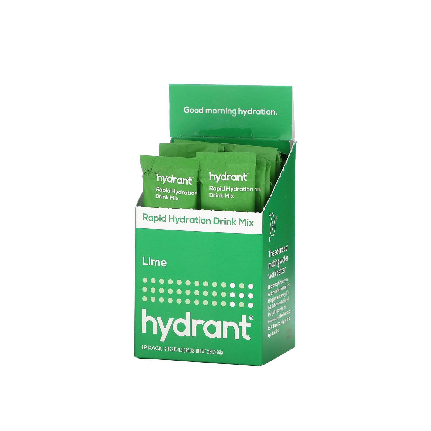 Rapid Hydration Mix, Lime, 12 Ct