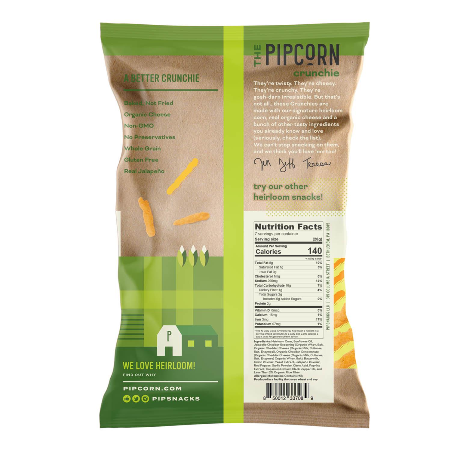 Crunchies, Jalapeno Cheddar, 7 Oz