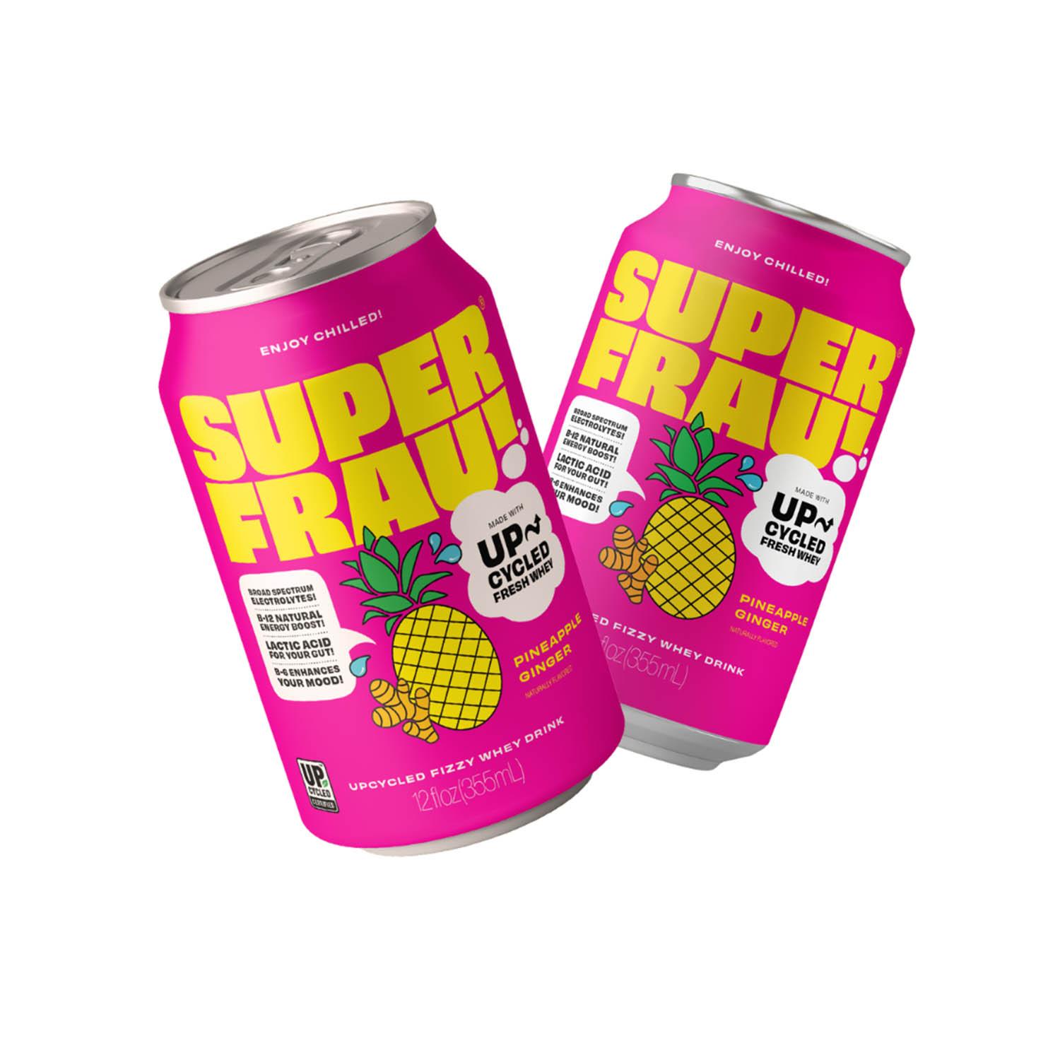 Sparkling Fresh Whey, Pineapple Ginger, 12 Fl Oz (2 Ct)