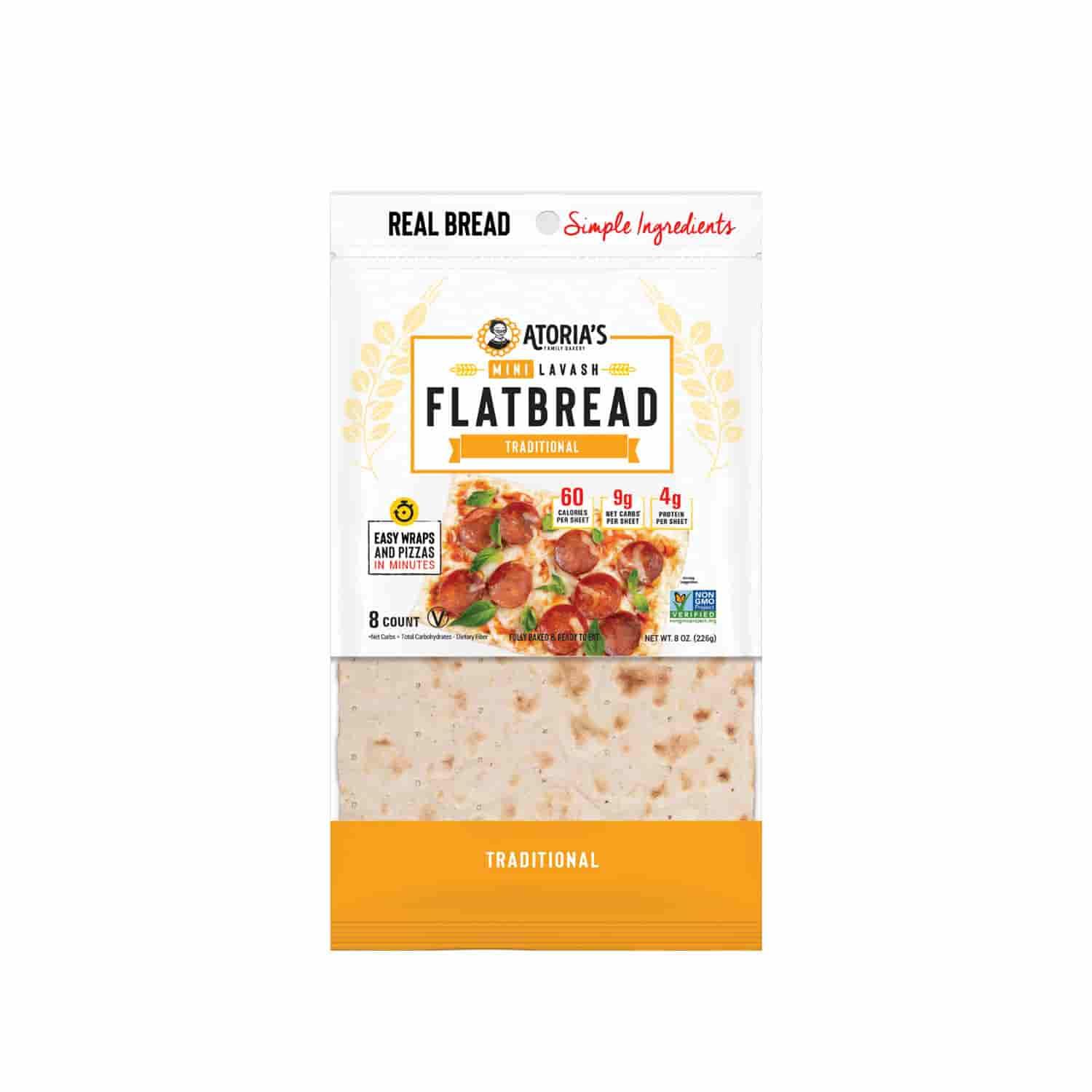 Traditional Mini Lavash Flatbread, 6 Oz