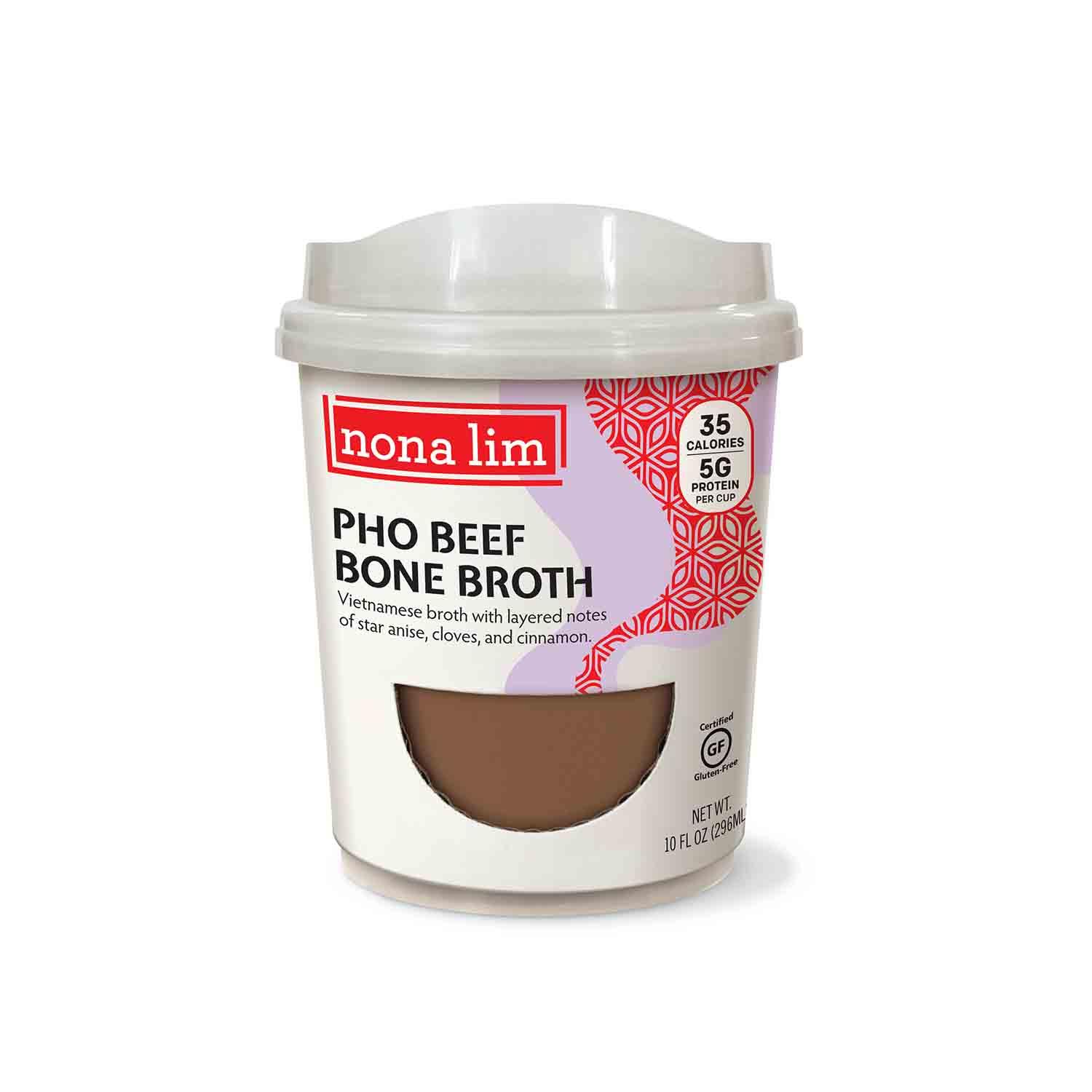 Beef Bone Broth, Vietnamese Pho Cup, 10 Oz