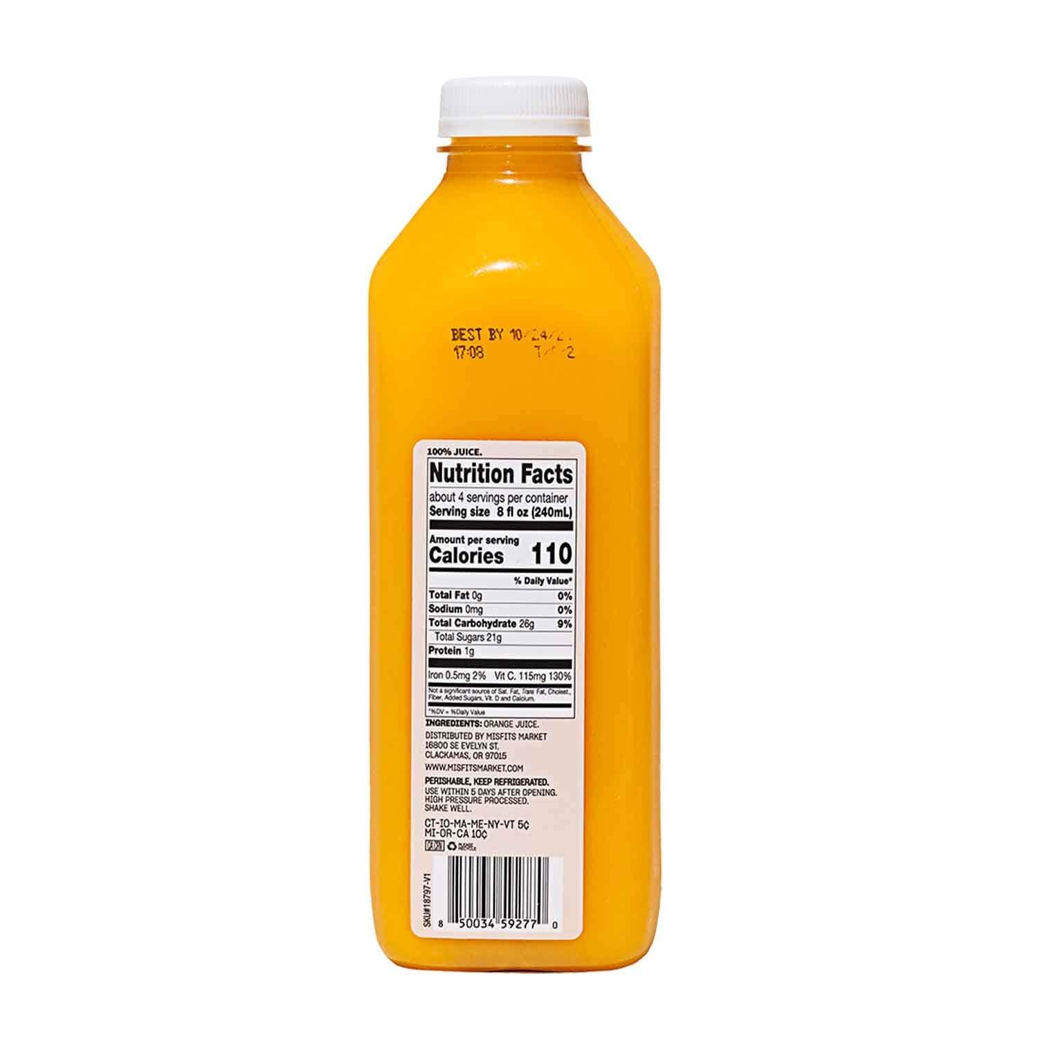 Cold Pressed Orange Juice 32 Fl Oz 1 Qt Cold Pressed Orange Juice 32 Fl Oz 1 Qt