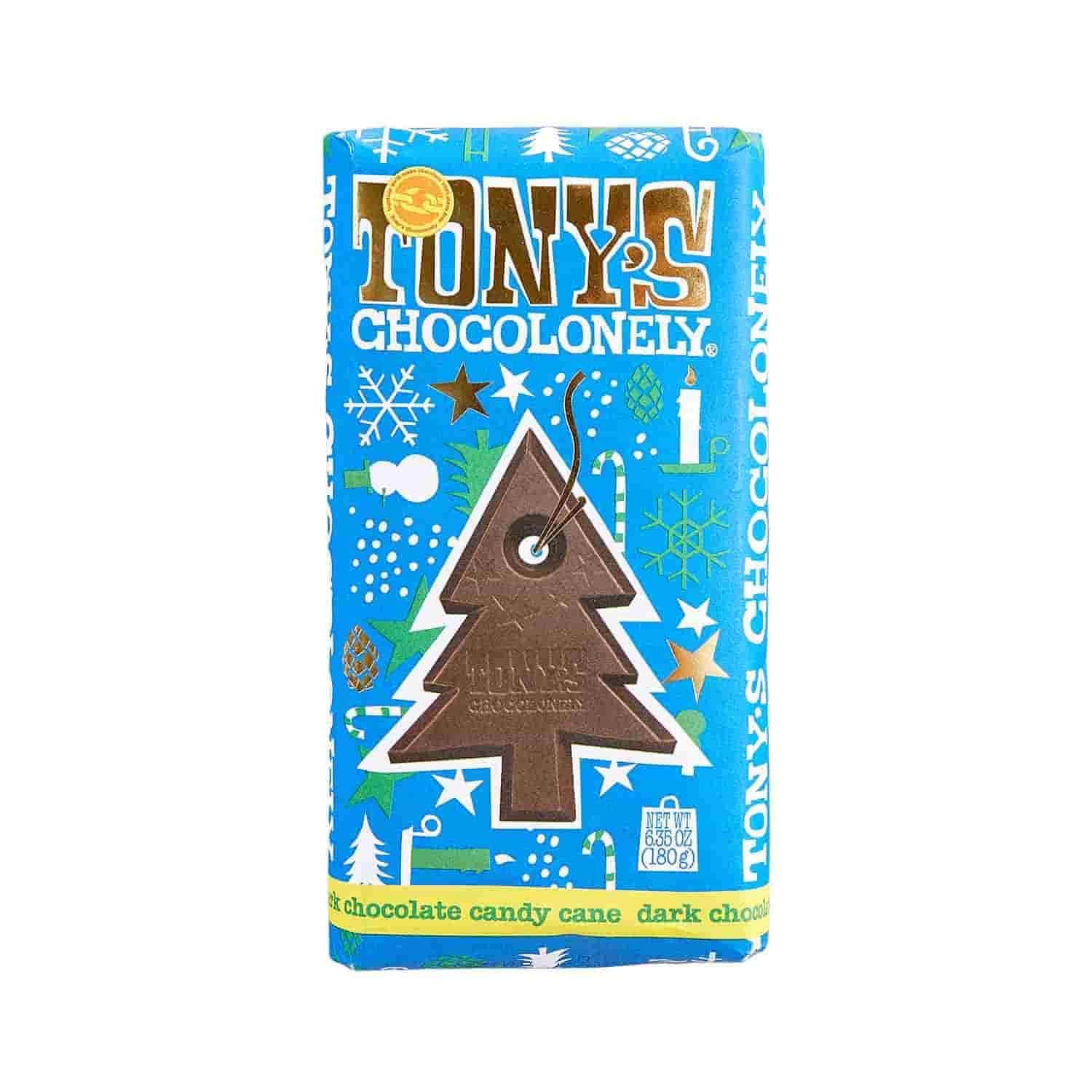 Dark Chocolate Bar, Candy Cane, 6.35 Oz