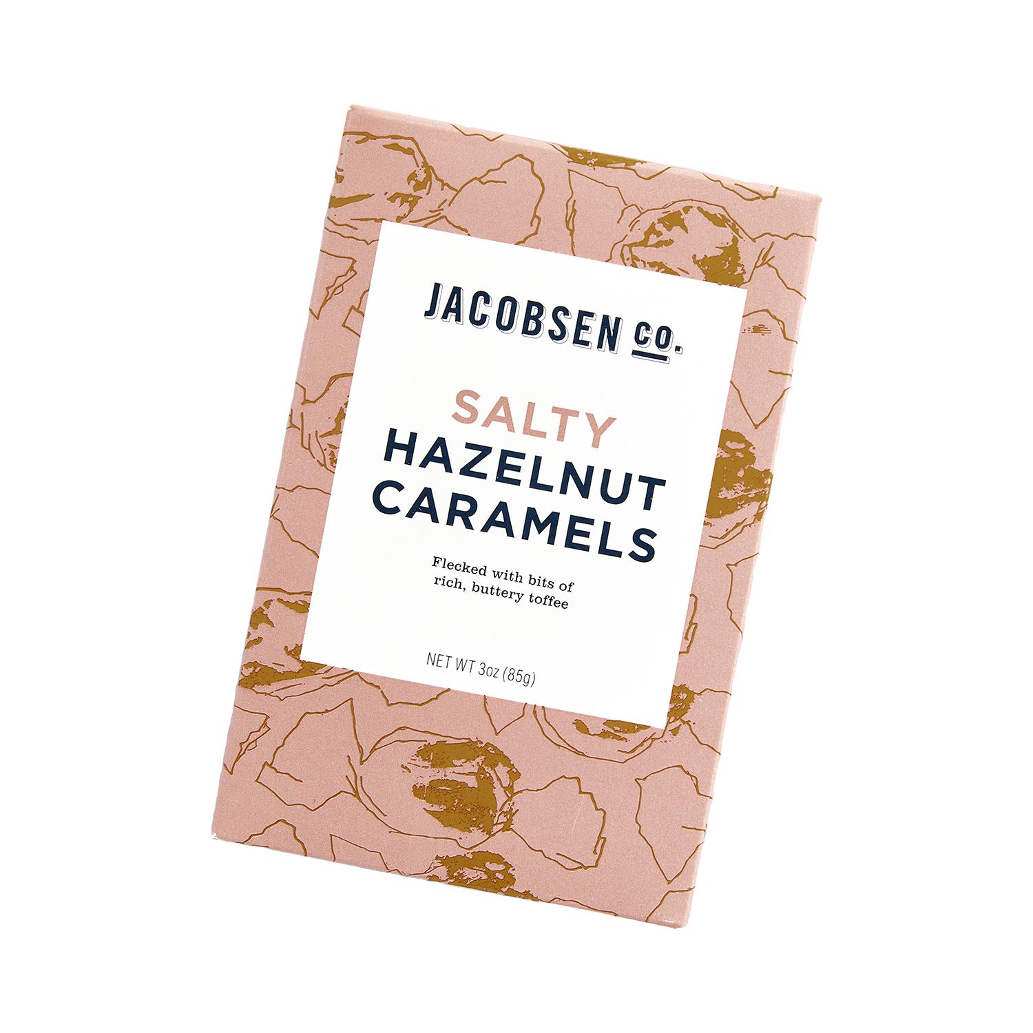 Salty Hazelnut Caramels, 3 Oz