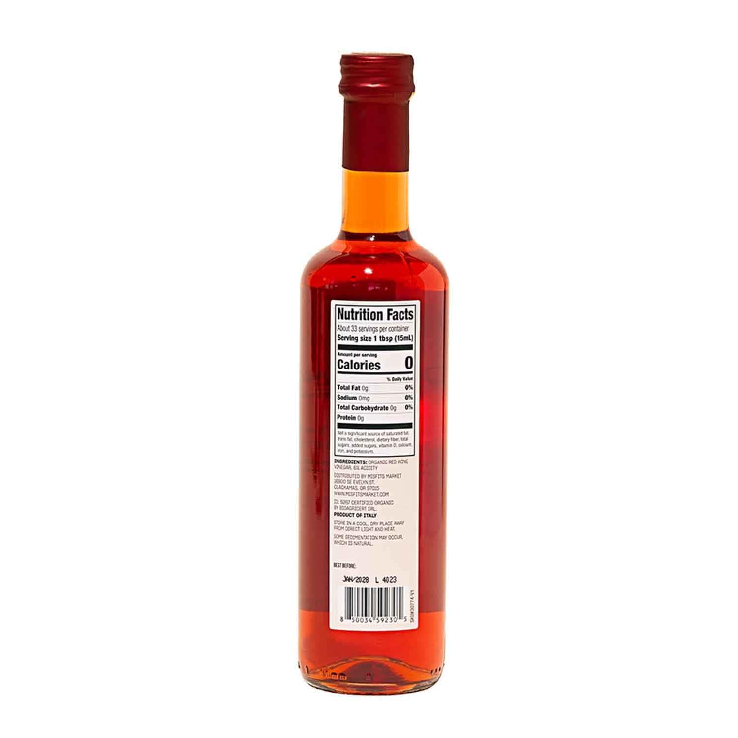 Organic Red Wine Vinegar, 16.9 Fl Oz
