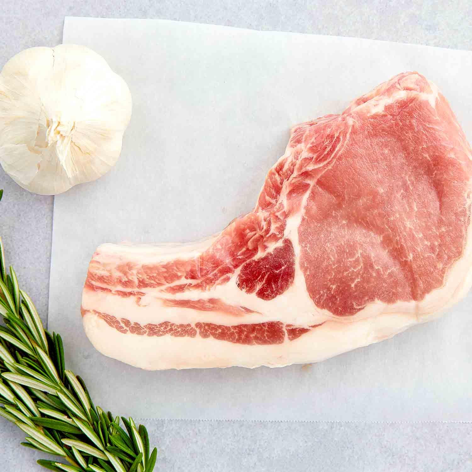 Pork Chop, Bone-In, Heritage Breed, 12 Oz