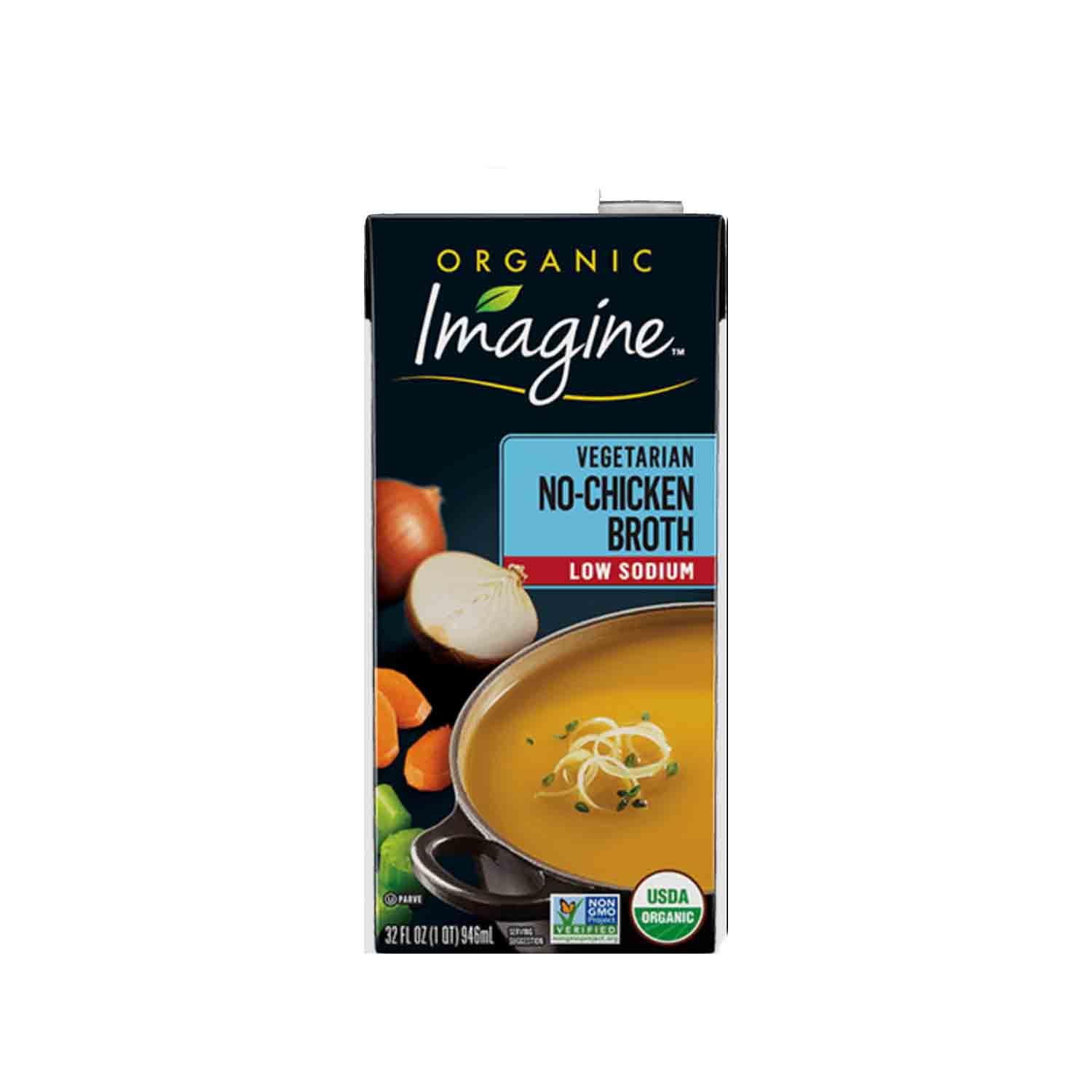 Low Sodium No Chicken Broth, 32 Fl Oz