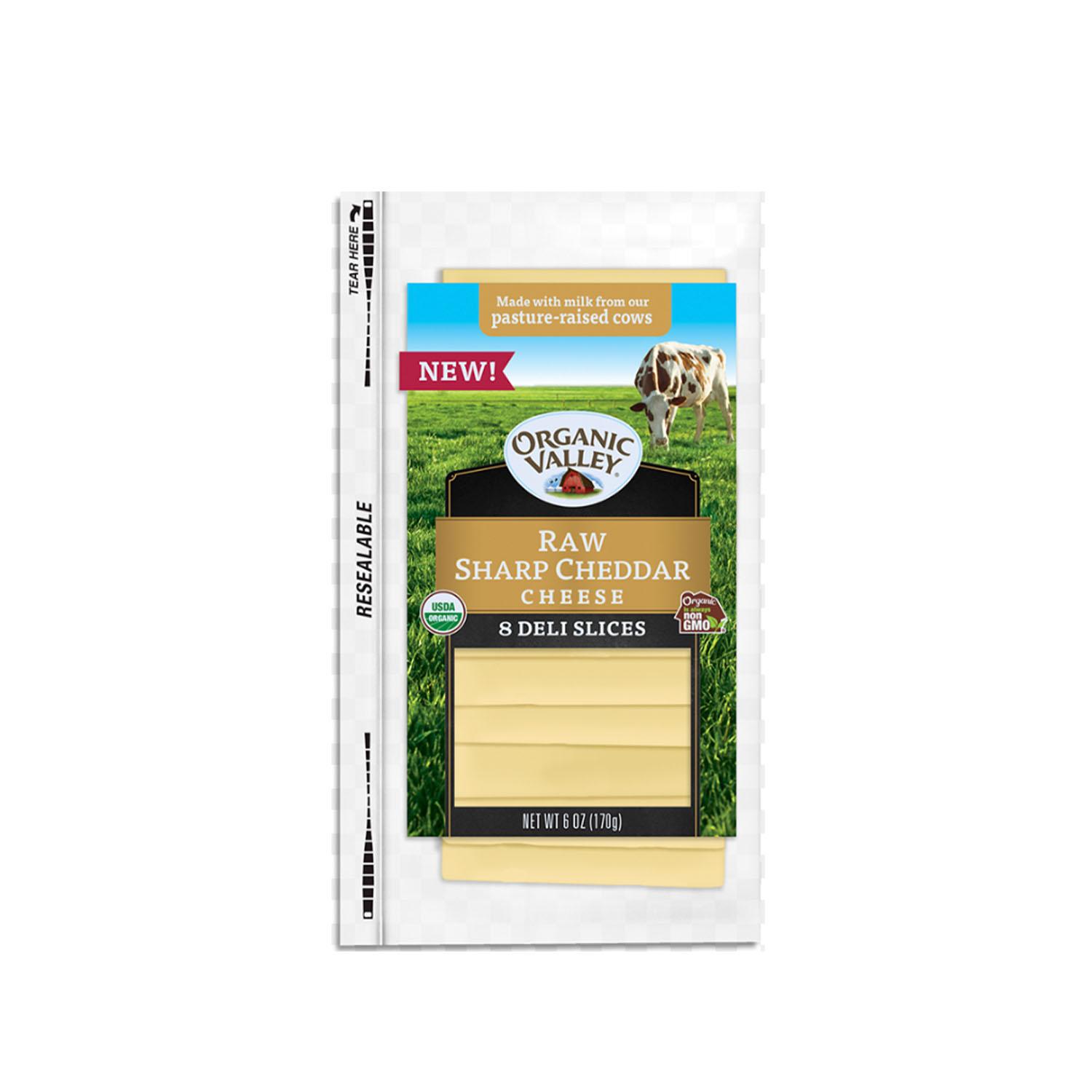 Sliced Sharp Cheddar Cheese, 6 Oz