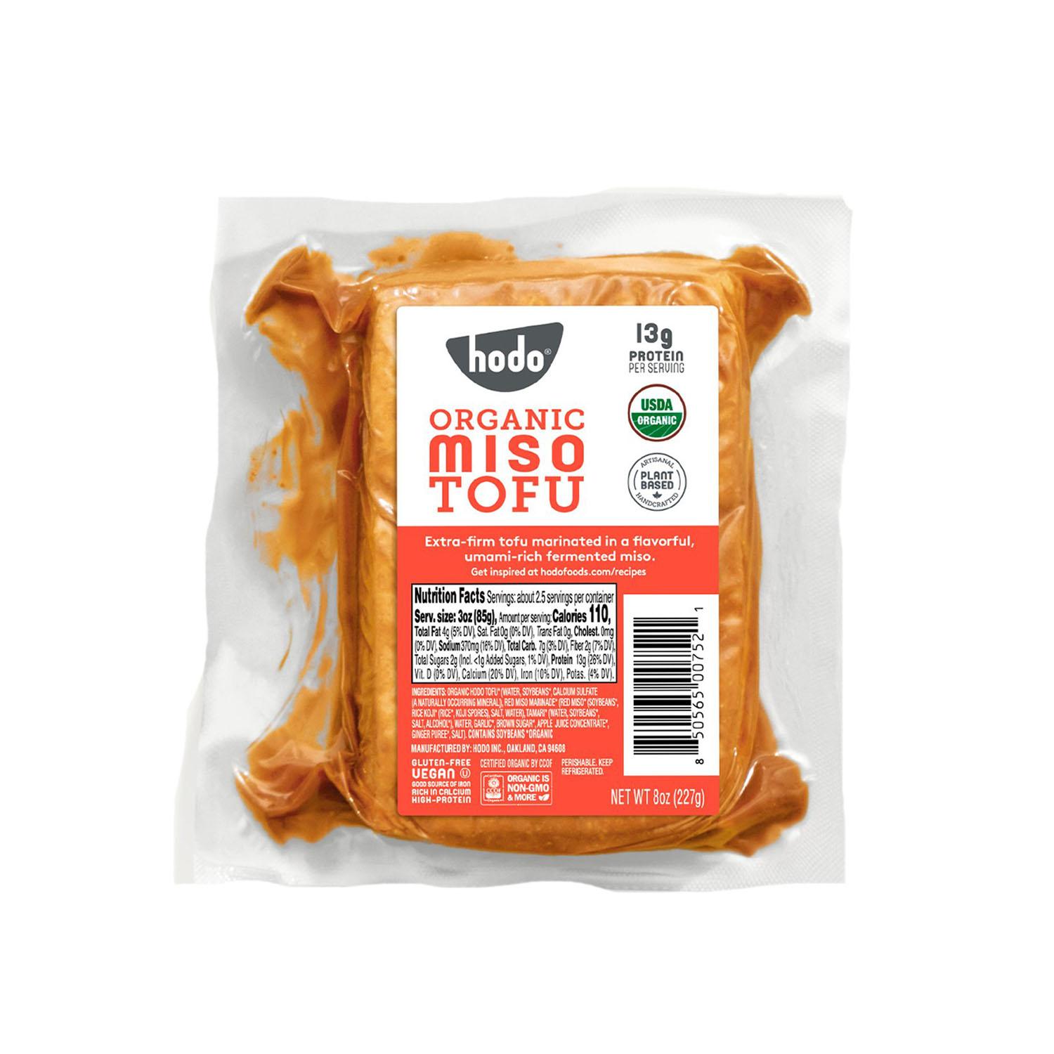 Organic Tofu, Miso, 8 Oz