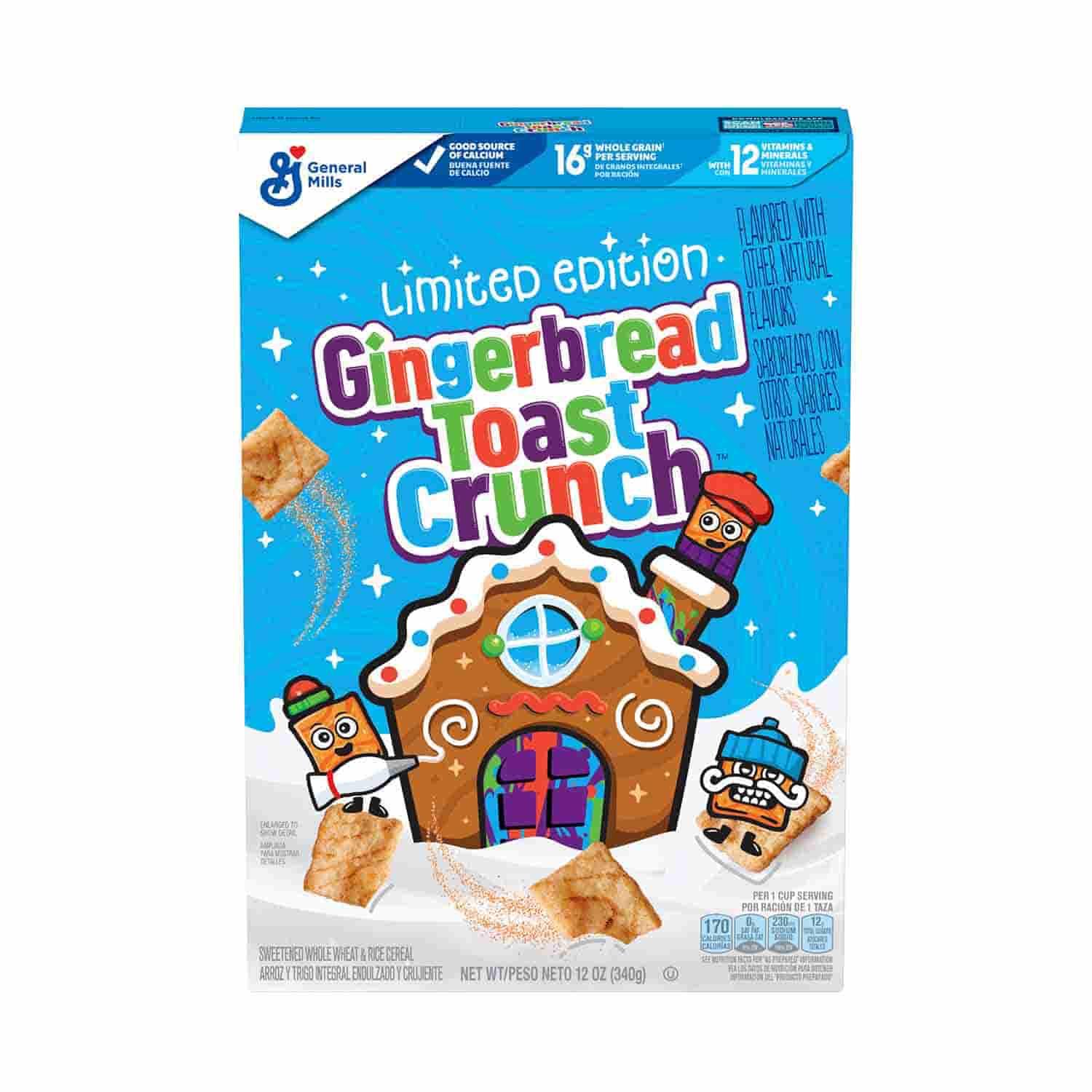 Gingerbread Toast Crunch Cereal, 12 Oz