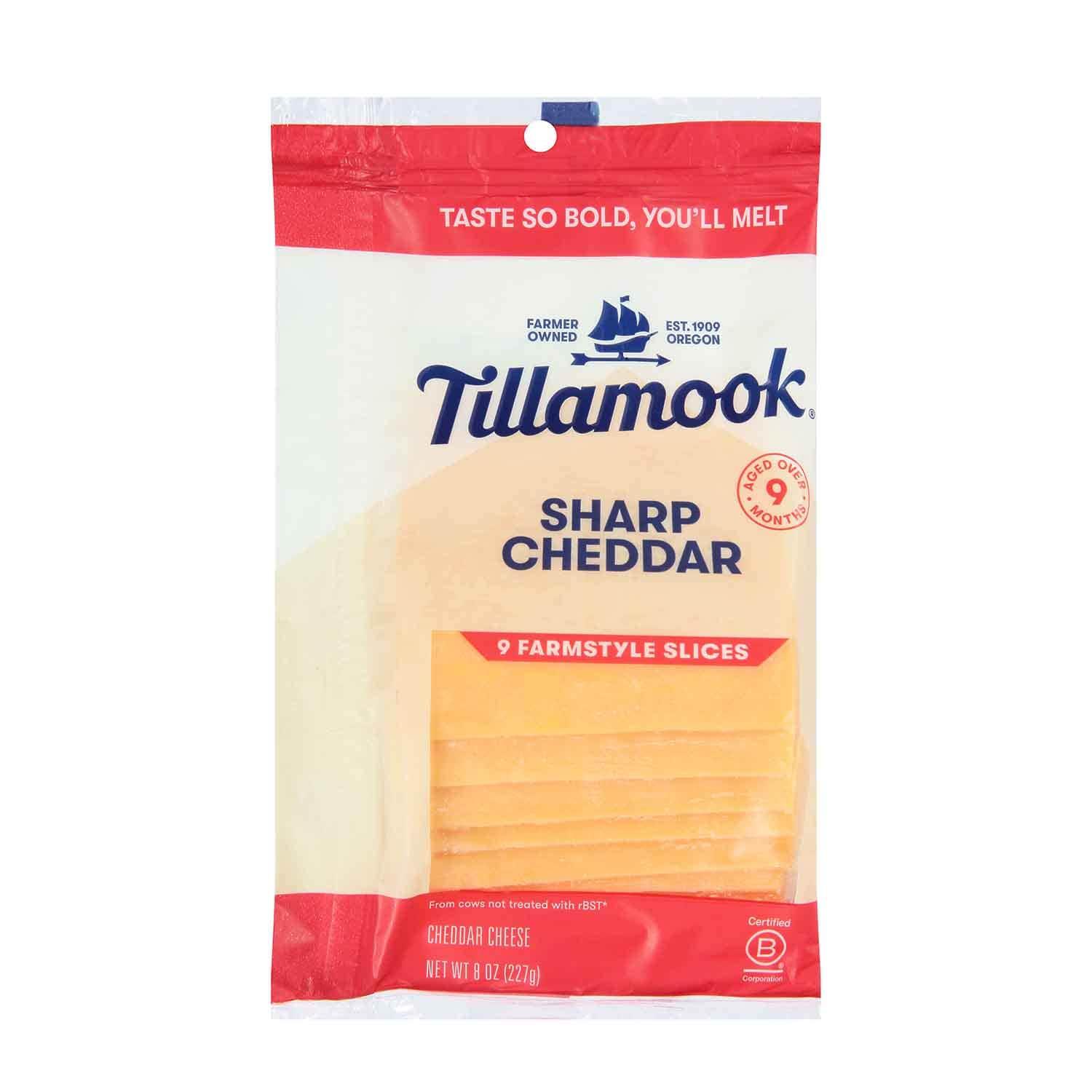 Sharp Cheddar Cheese Slices, 8 Oz