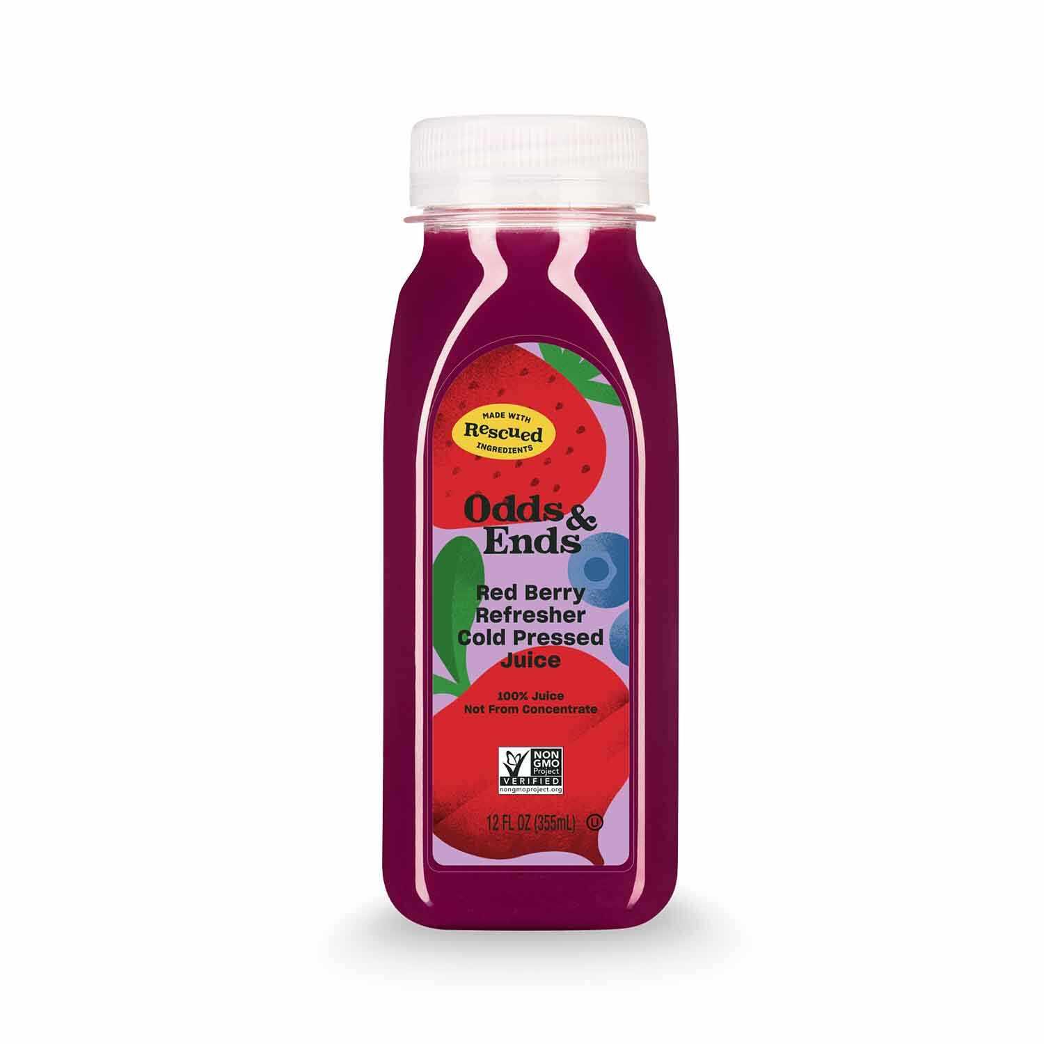 Cold Pressed Juice, Red Berry Refresher, 12 Fl Oz