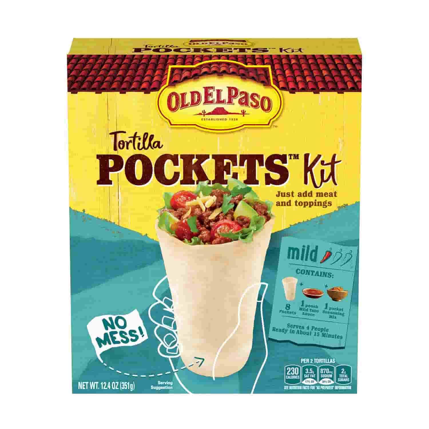 Tortilla Pockets Kit, 12.4 Oz