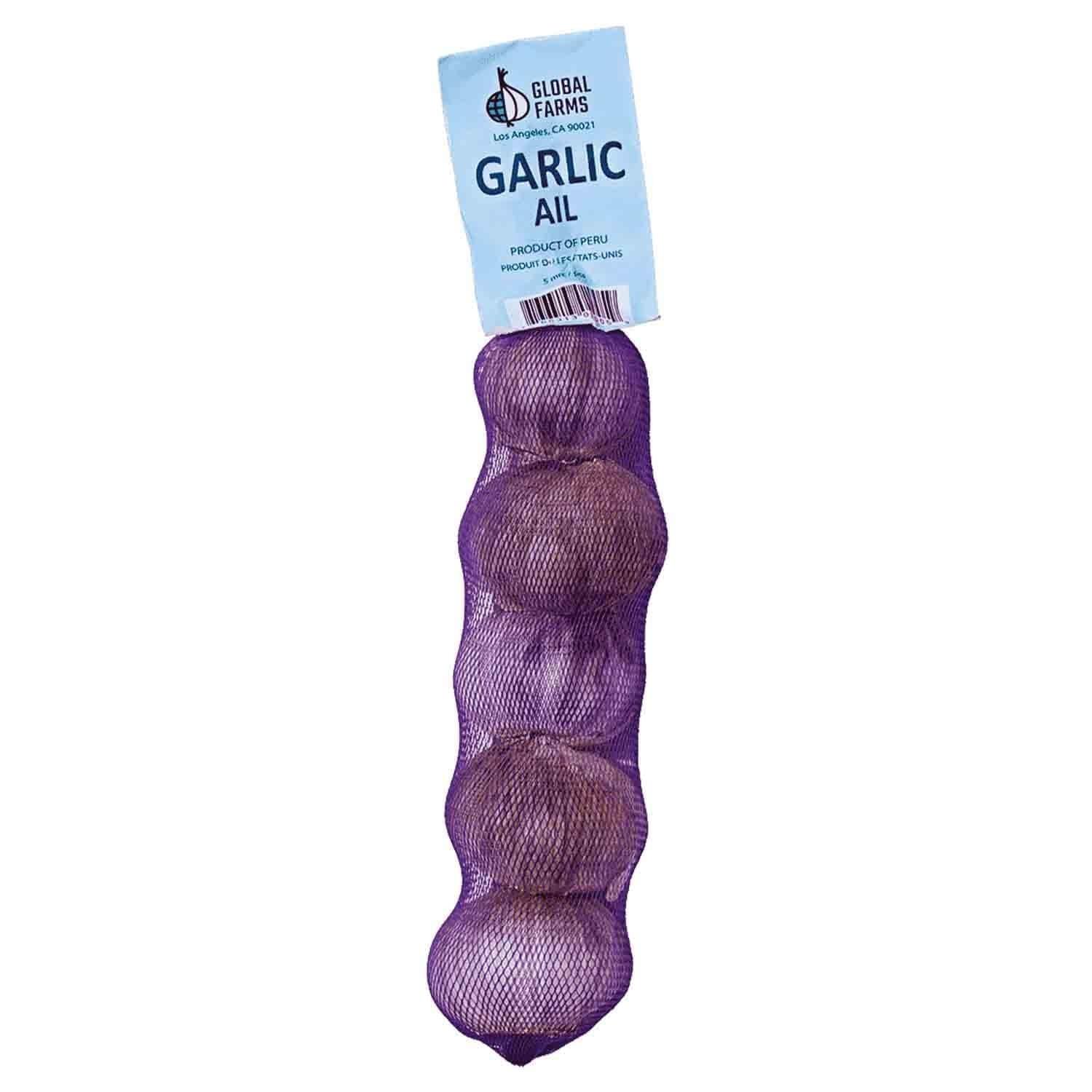 Purple Garlic, 5 Ct