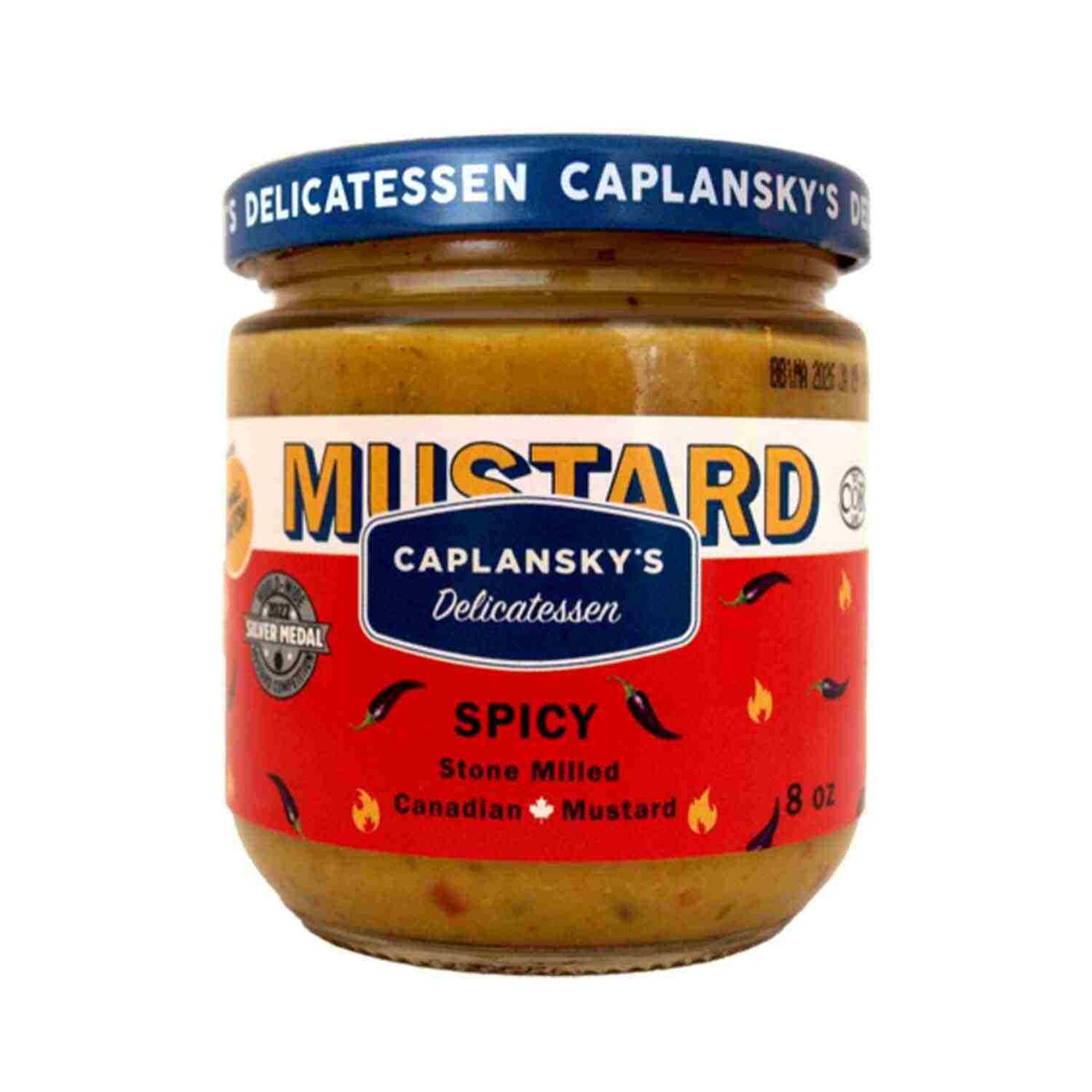Stone Milled Canadian Mustard, Spicy, 8 Oz