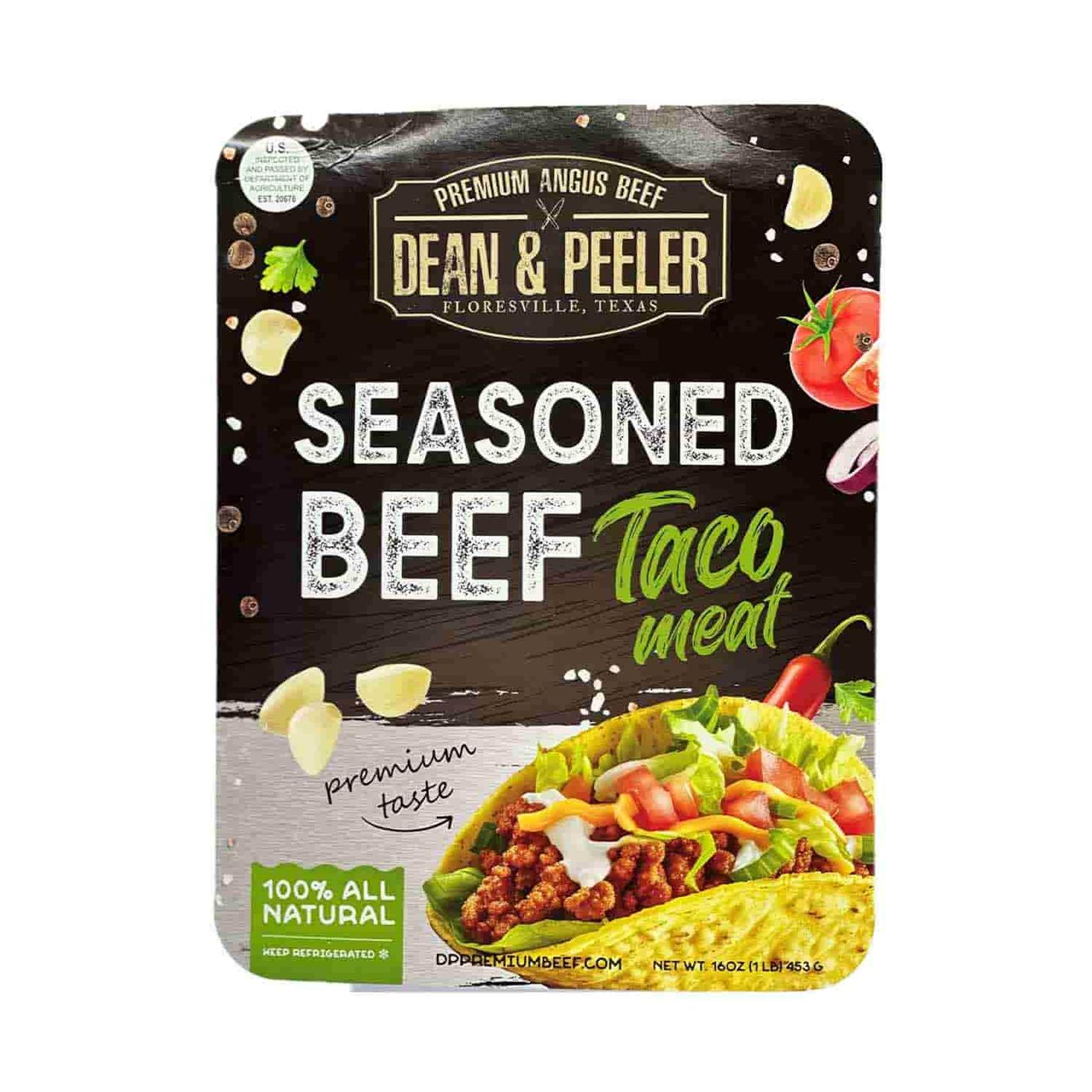 Cooked Ground Beef, Taco Seasoned, 16 Oz (1 Lb)