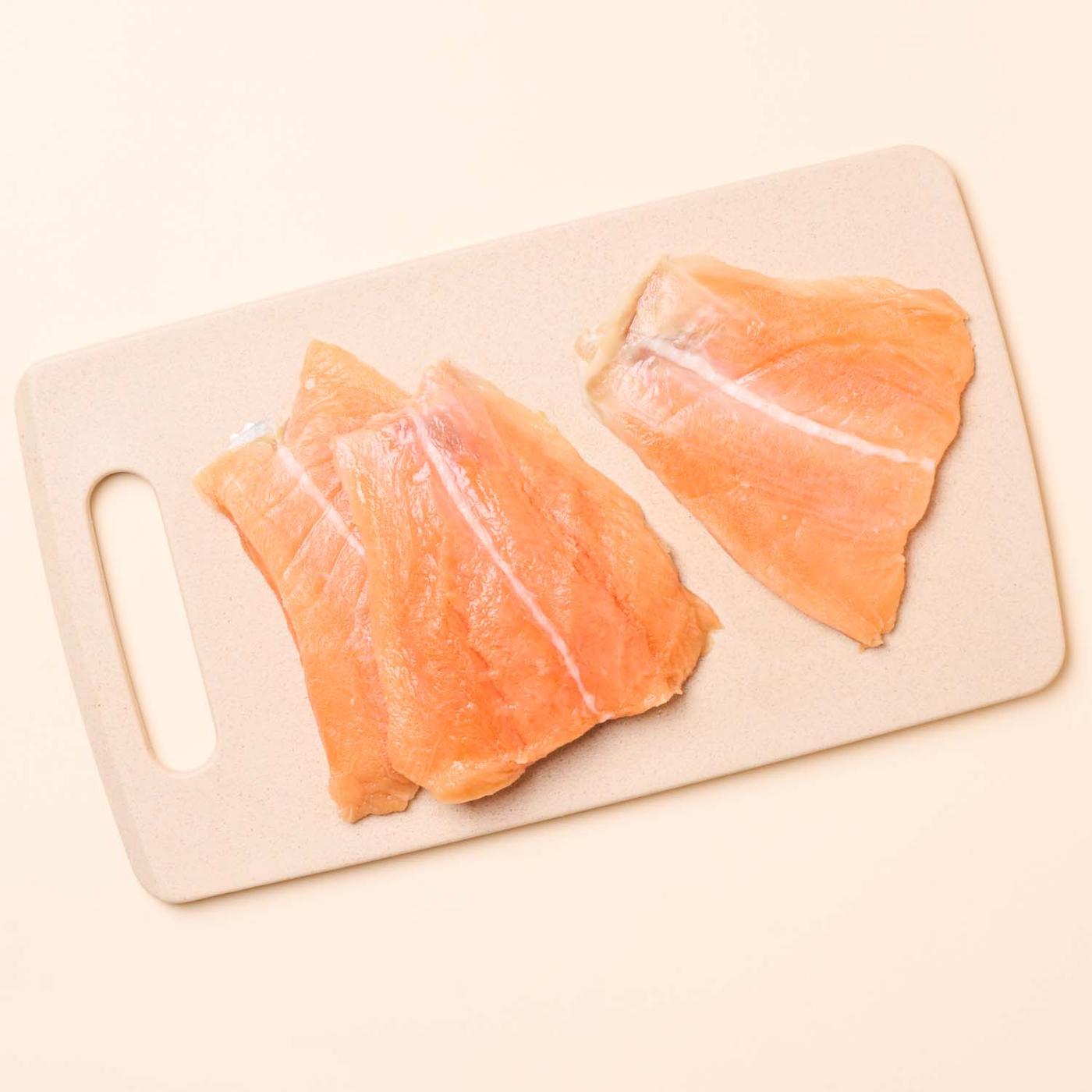 Salmon Portions, Norwegian, Skin-Off, 16 Oz