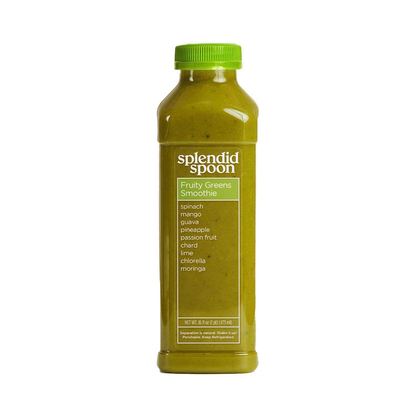 Smoothie, Fruity Greens, 16 Fl Oz