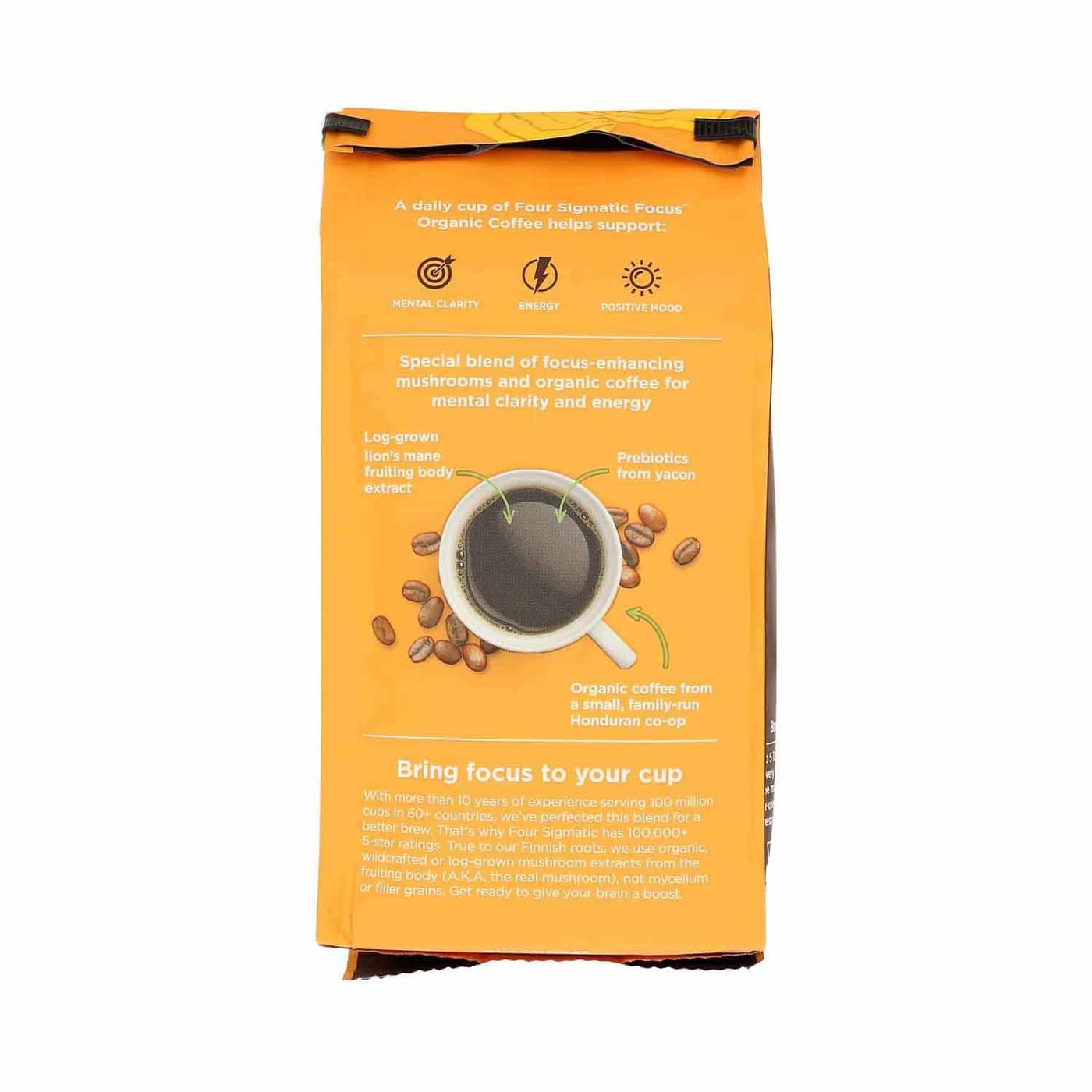 Organic Whole Bean Coffee, Focus, 10 Oz