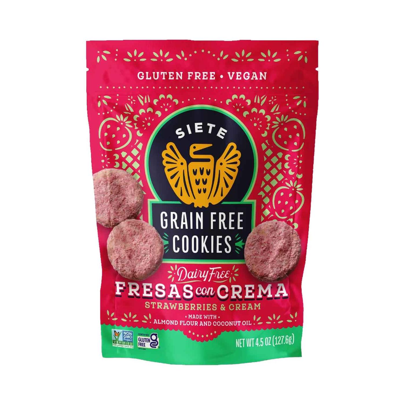 Cookies, Fresas Con Crema, 4.5 Oz