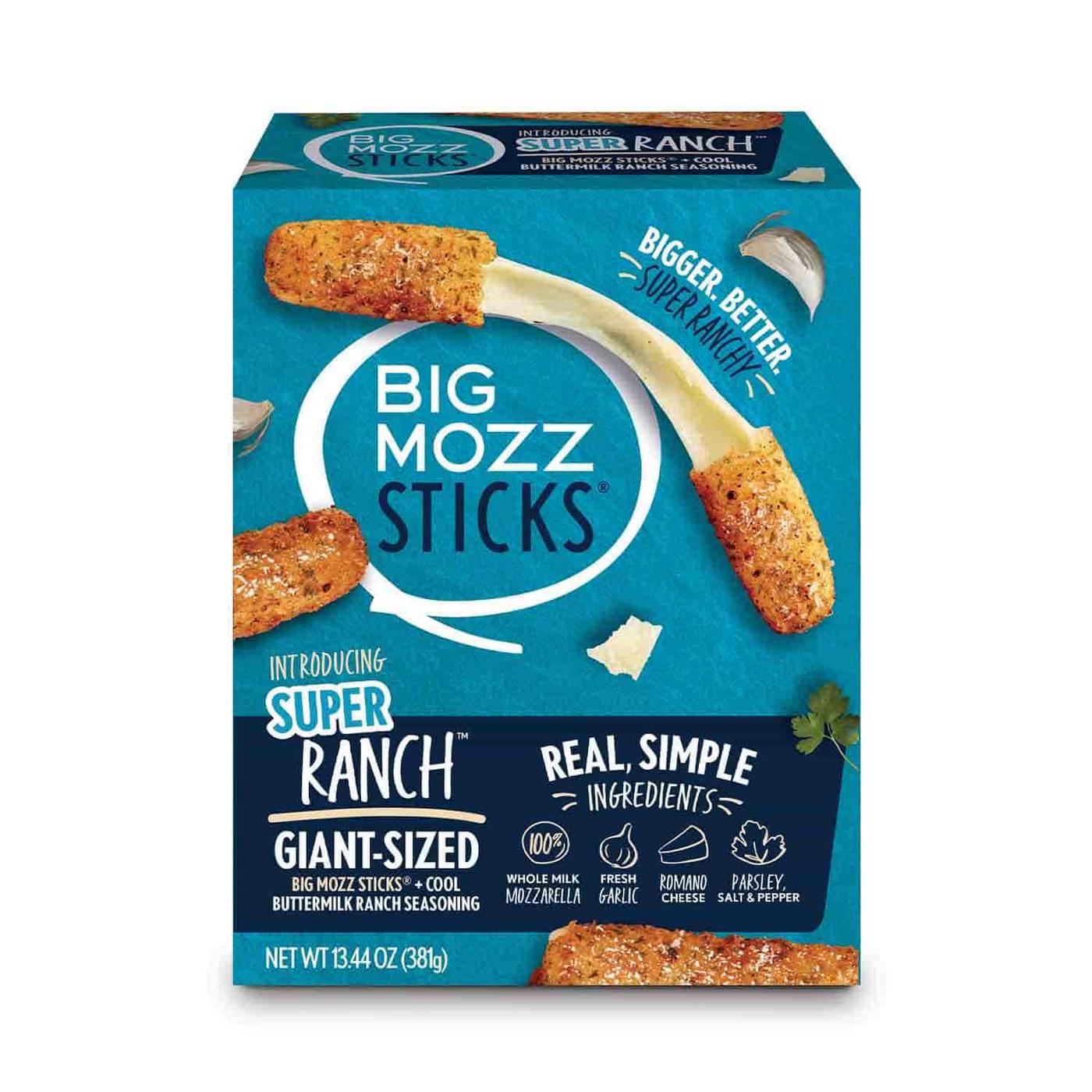 Giant Mozzarella Sticks, Ranch, 13 Oz