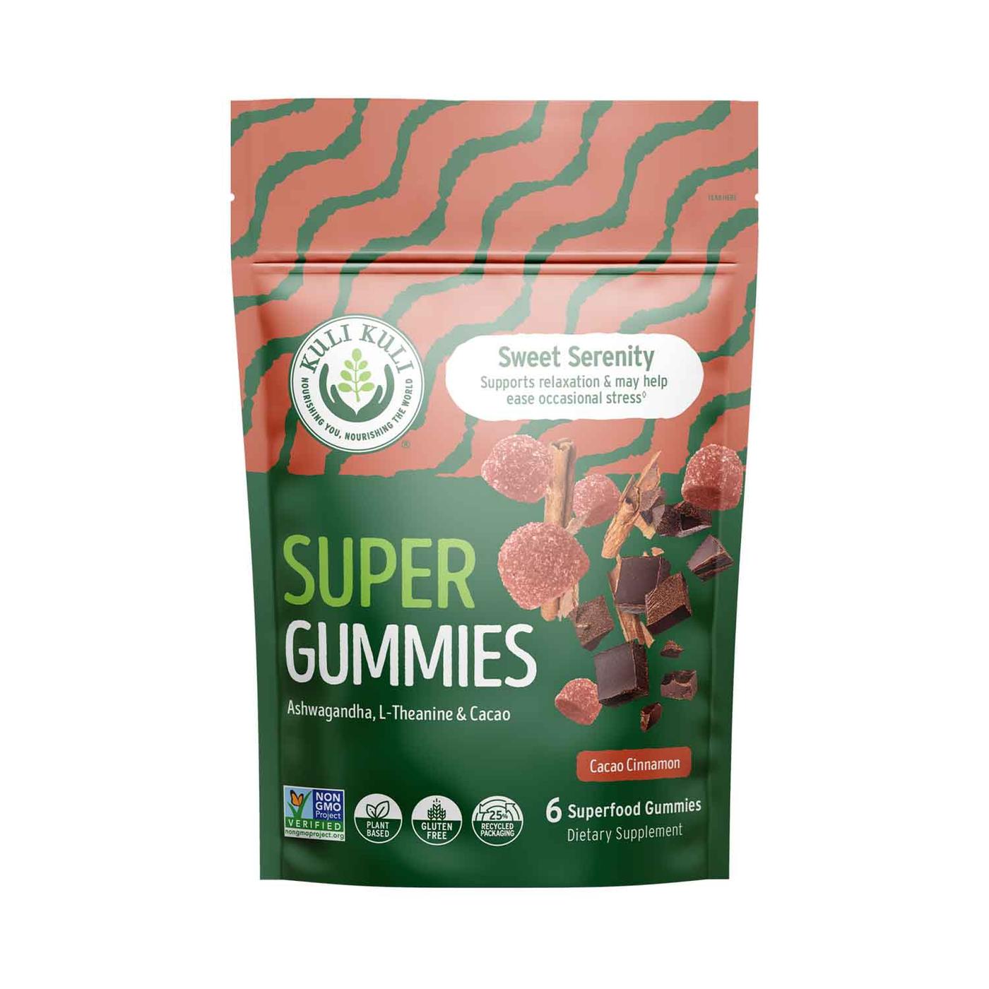 Superfood Gummies, Ashwagandha + L-Theanine, Sweet Serenity, 1 Oz