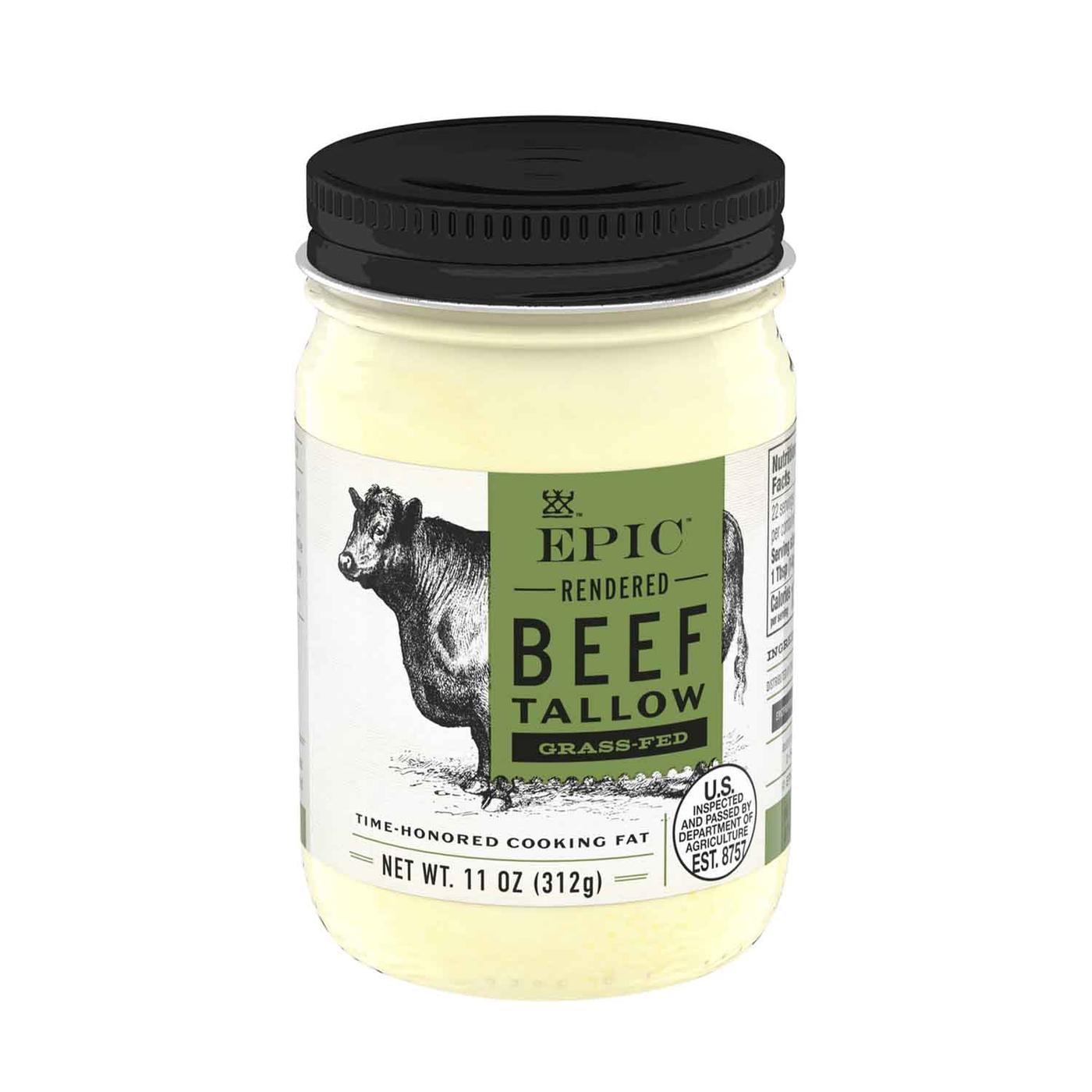 Rendered Beef Tallow, Grass-Fed, 11 Oz