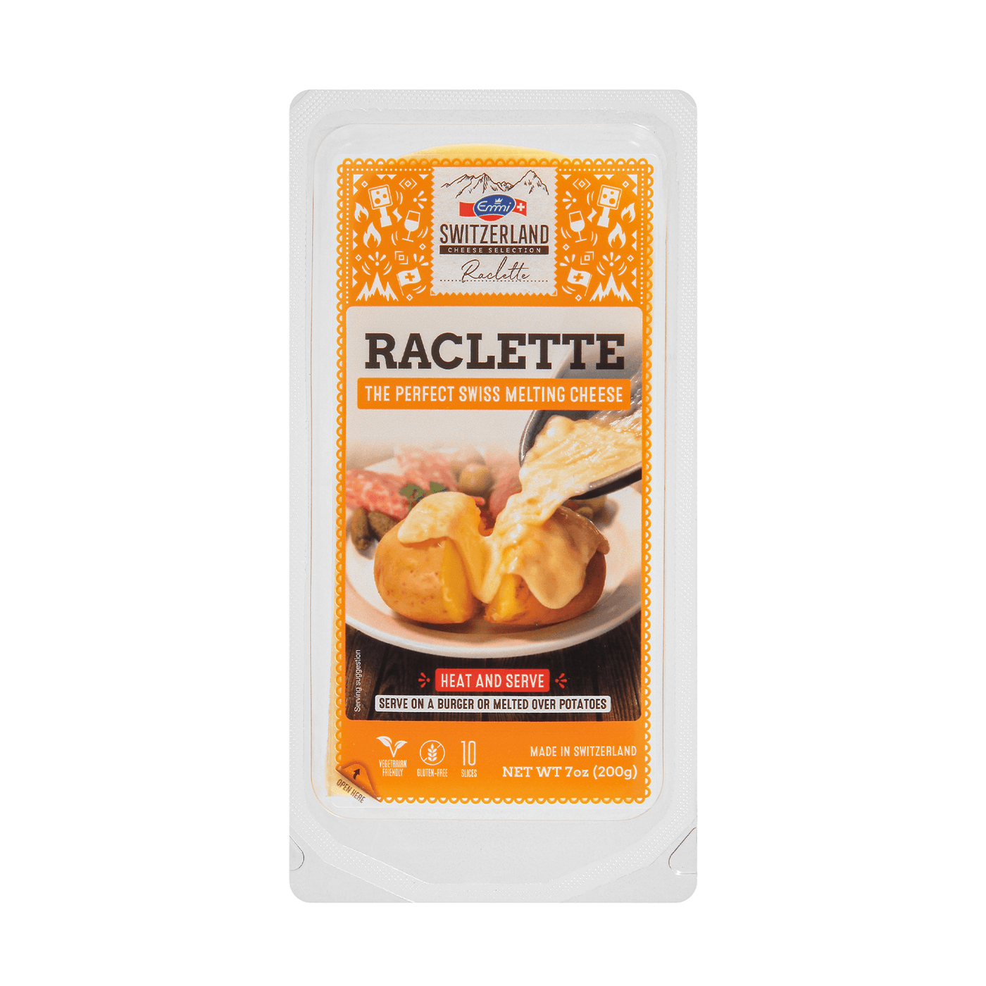 Cheese Slices, Raclette, 7 Oz