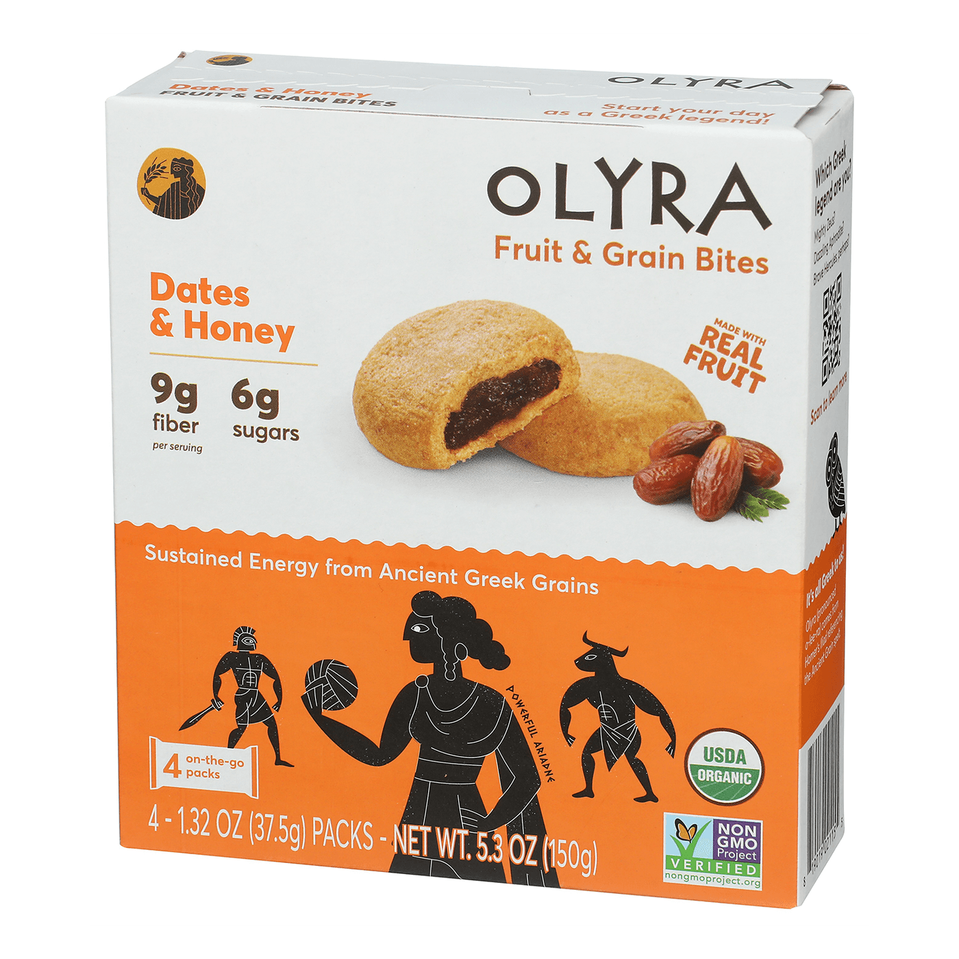Filled Breakfast Biscuits, Dates And Honey, 5.3 Oz