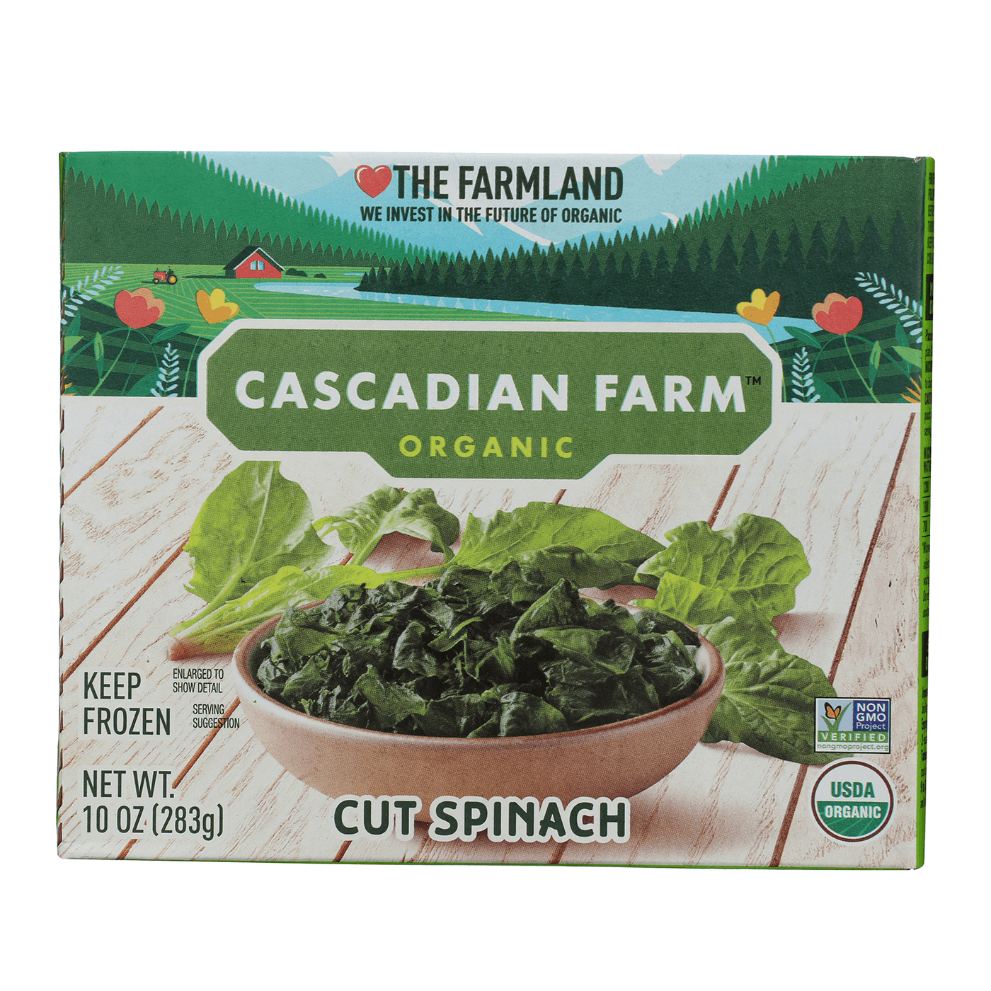 Organic Cut Spinach, 10 Oz
