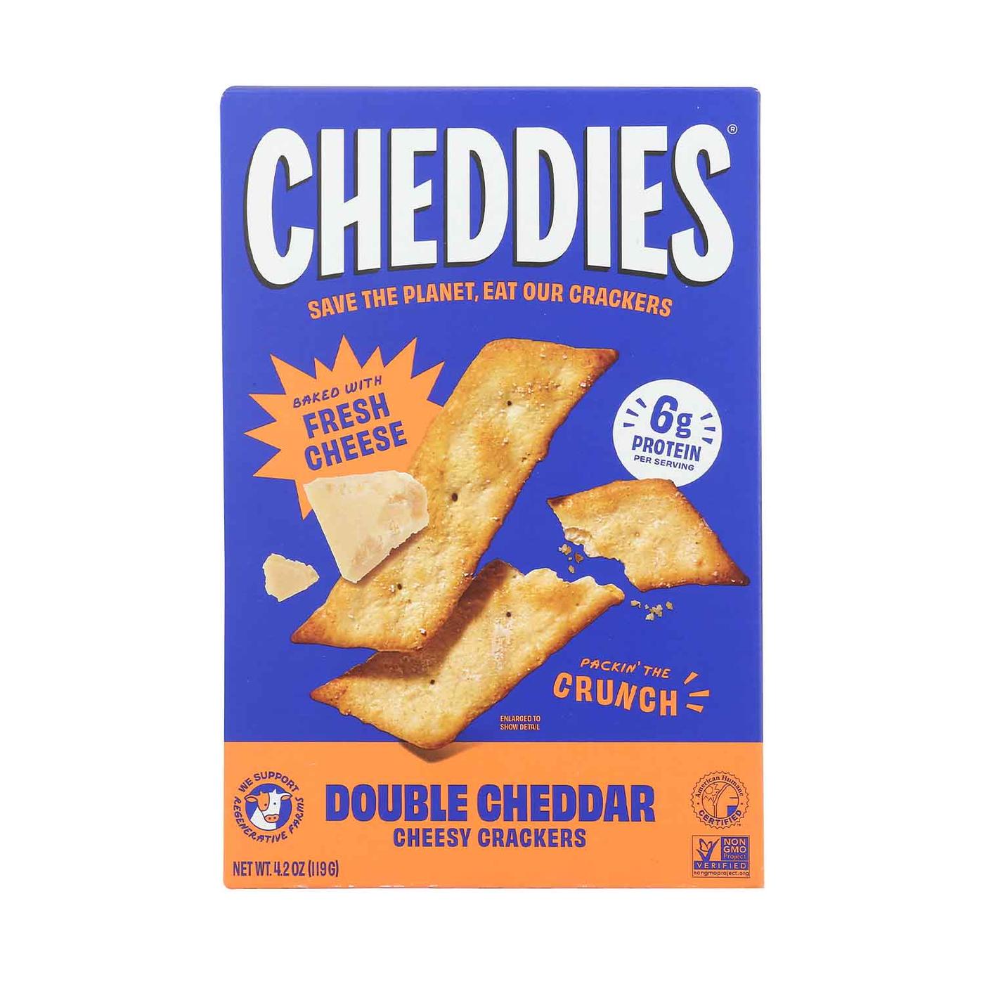 Crackers, Double Cheddar, 4.2 Oz