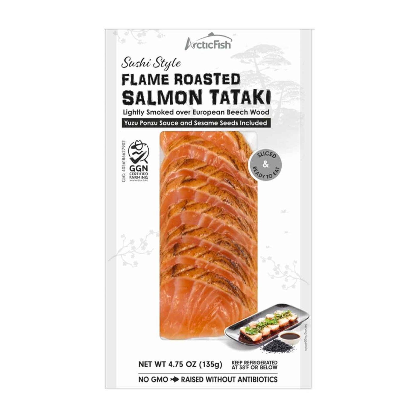 Salmon, Tataki Smoke Roasted, 4.75 Oz