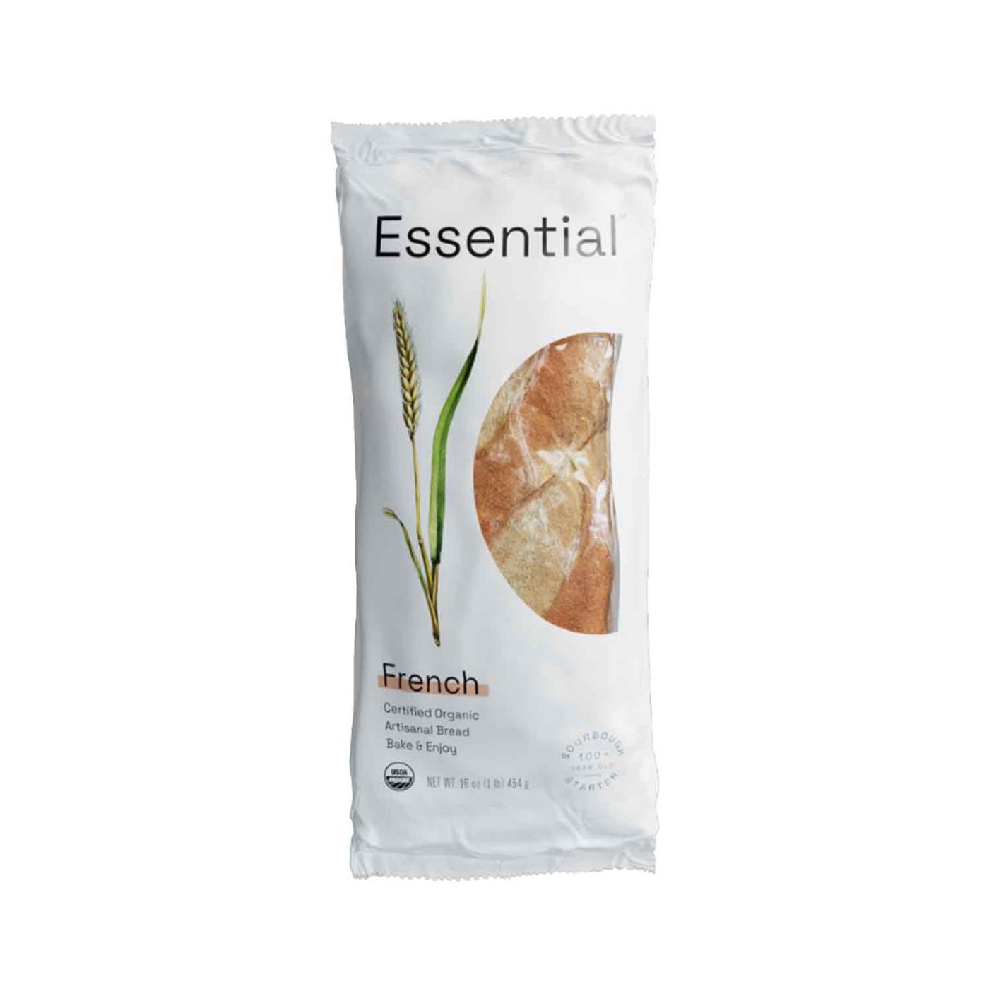 Organic Take and Bake Bread, French, 16 Oz