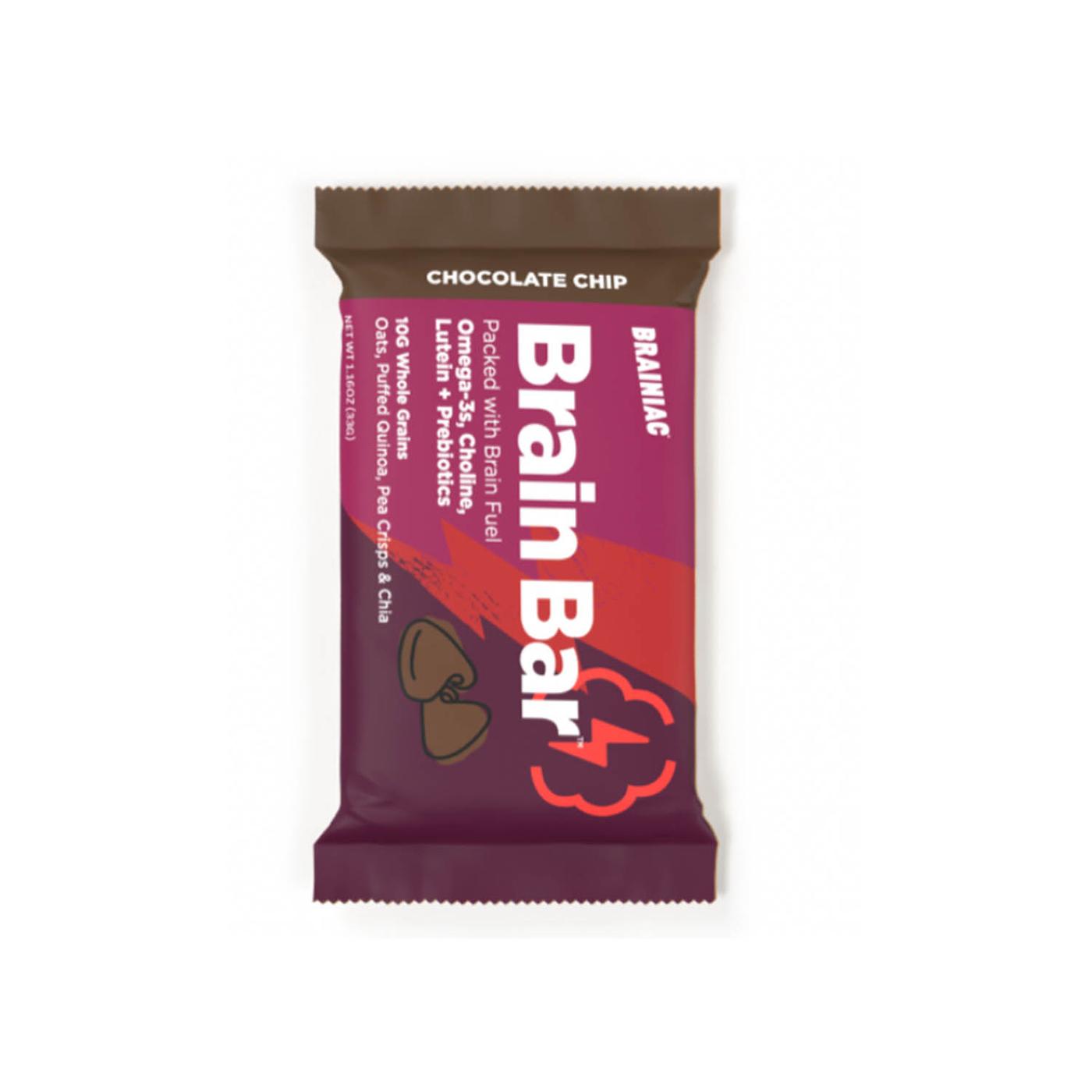 Brain Bar, Chococlate Chip, 12 Ct