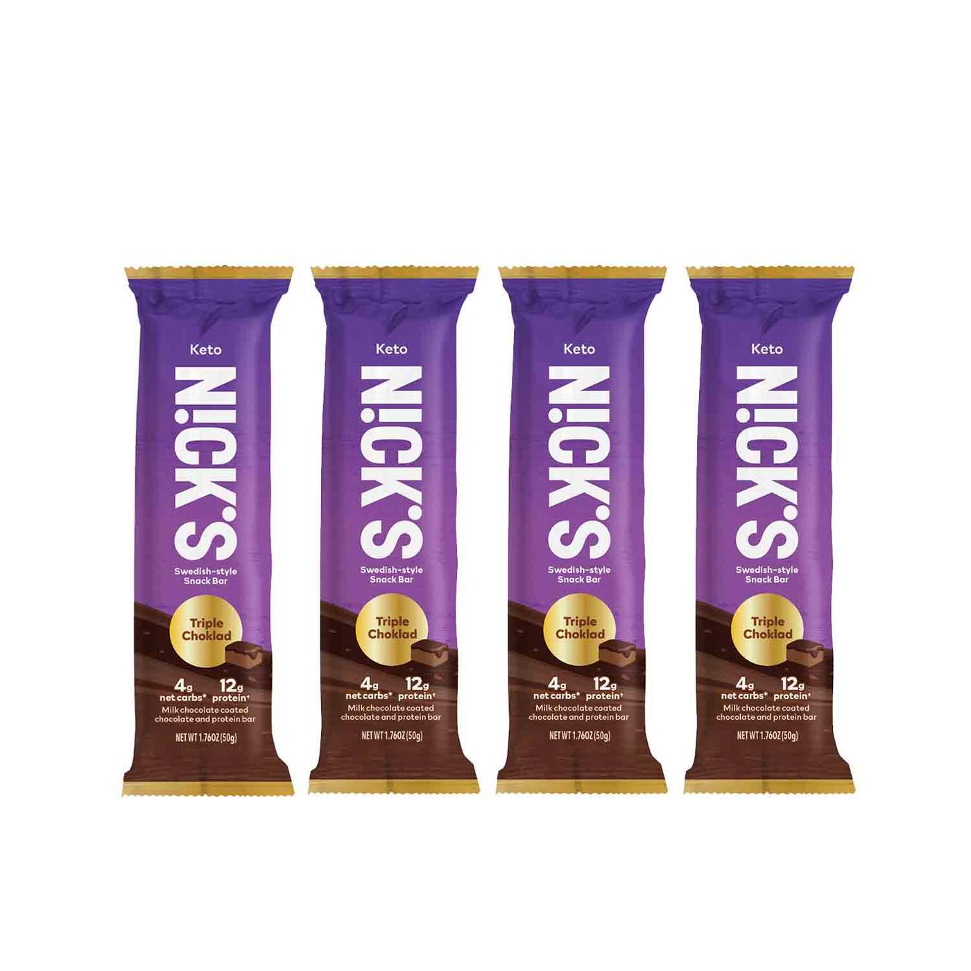 Protein Bars, Triple Choklad, 4 Ct