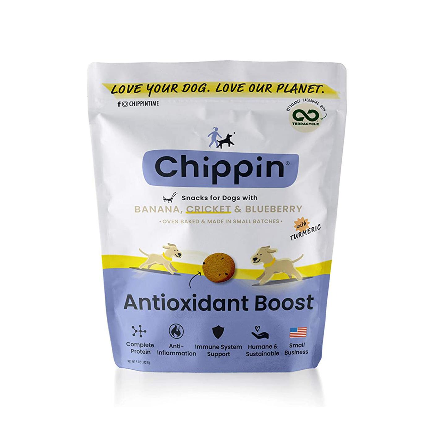 Dog Treats, Antioxidant Banana, Cricket & Blueberry, 5 Oz