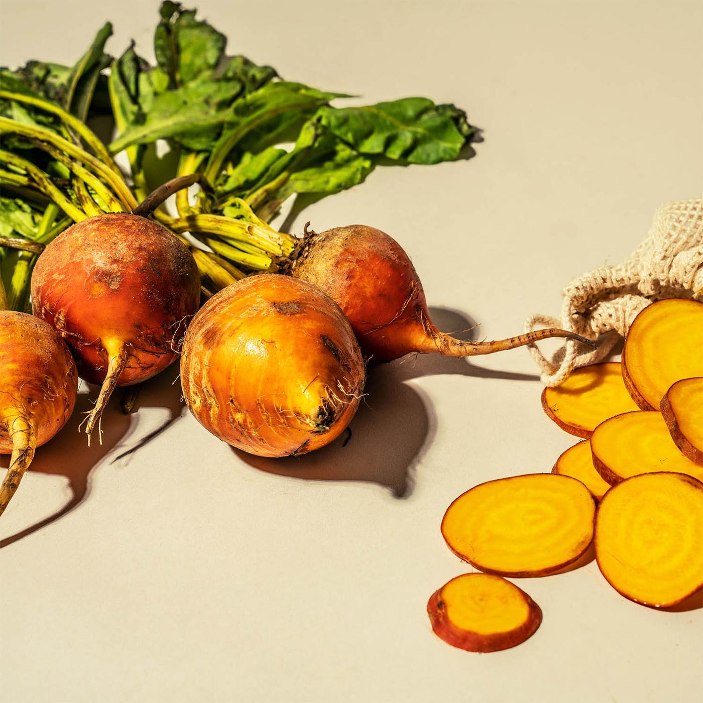 Organic Jumbo Gold Beet with Greens