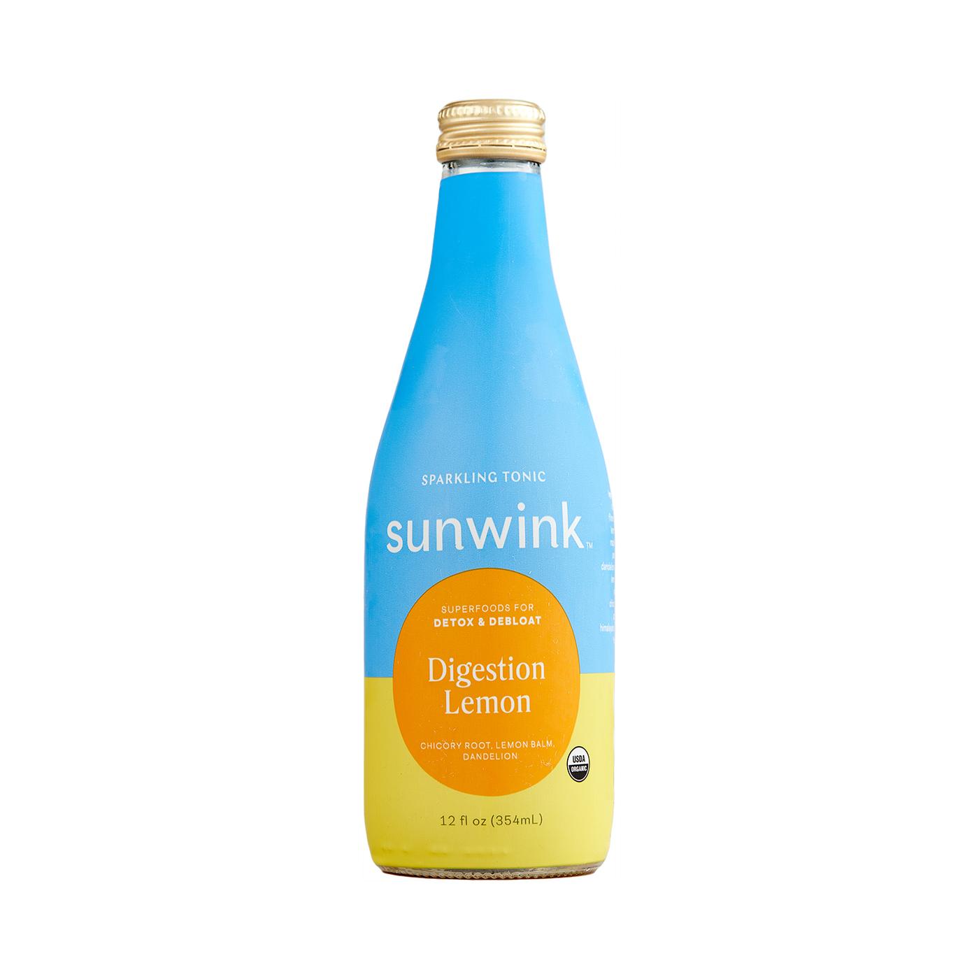 Organic Digestion Lemon Tonic, 12 Fl Oz