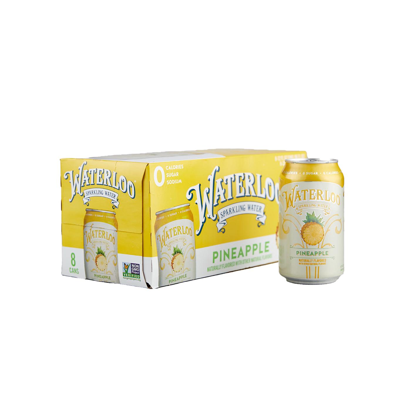 Sparkling Water, Pineapple, 12 Fl Oz (8 Ct)