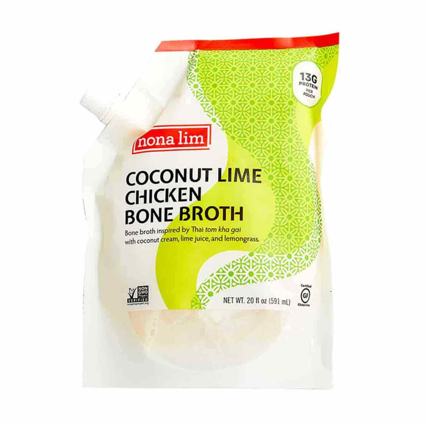 Thai Coconut Lime Chicken Bone Broth, 20 Oz