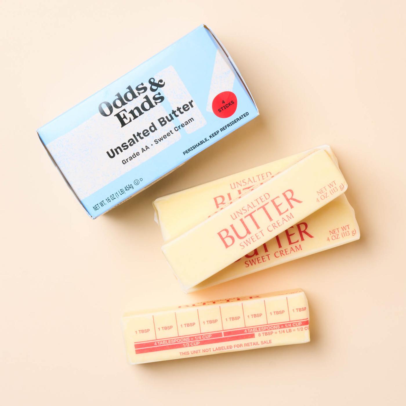 Grade AA Unsalted Butter, 1 Lb